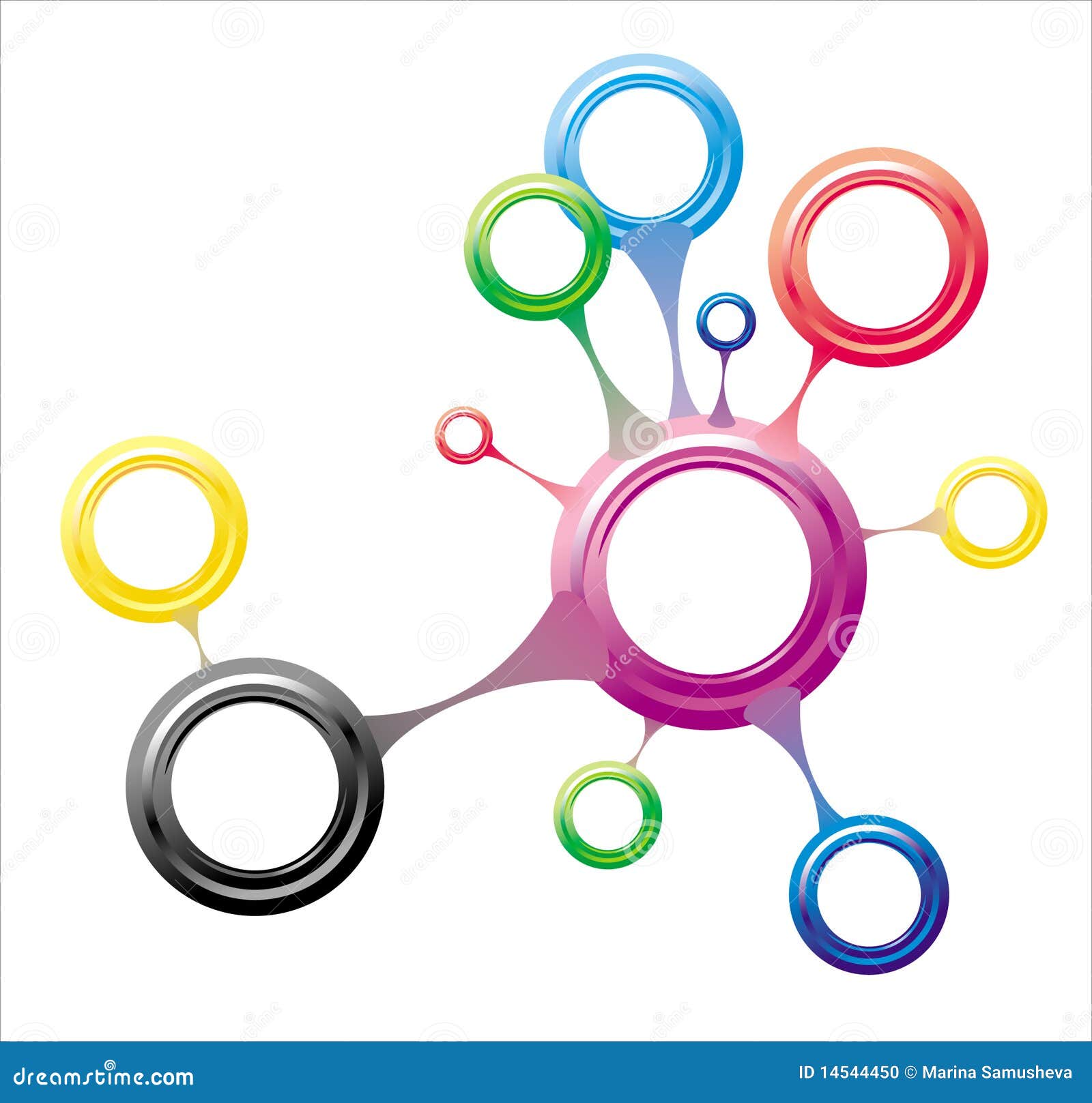 Chemical compound stock vector. Illustration of precondition - 14544450