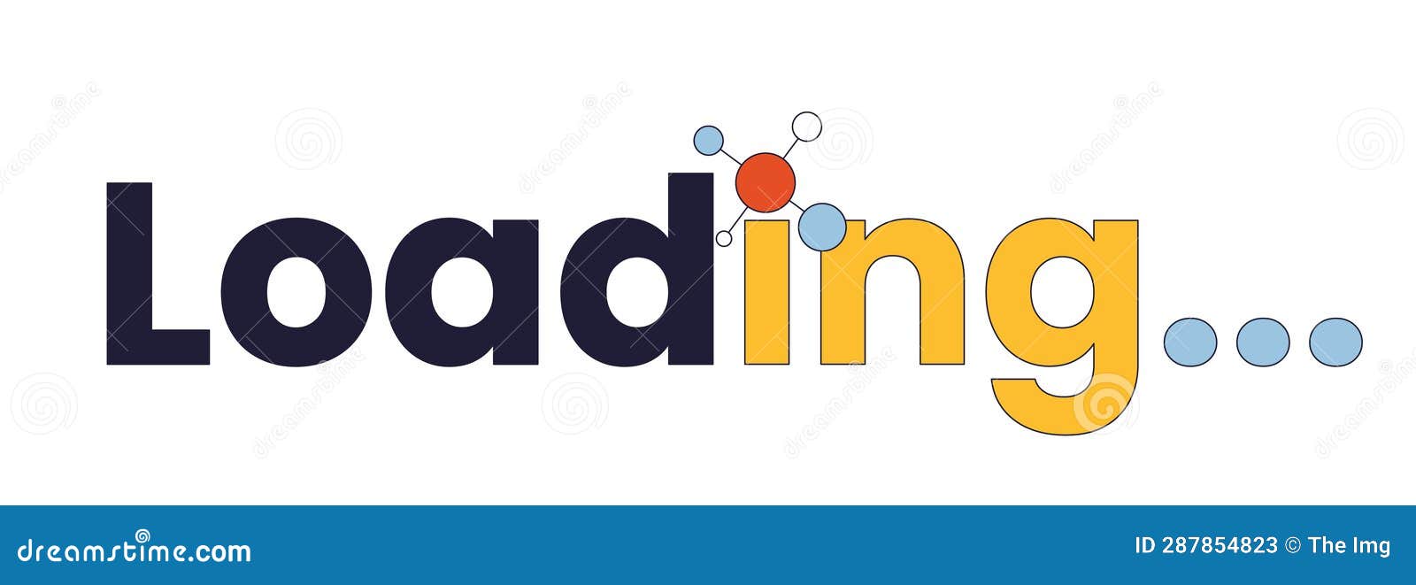 Chemical Compound Loading Text Stock Vector - Illustration of loader ...