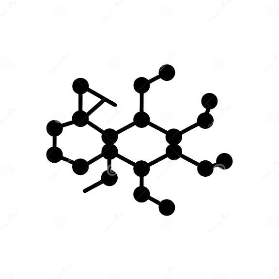 Chemical Compound Molecule Structure Vector for Science Education and ...