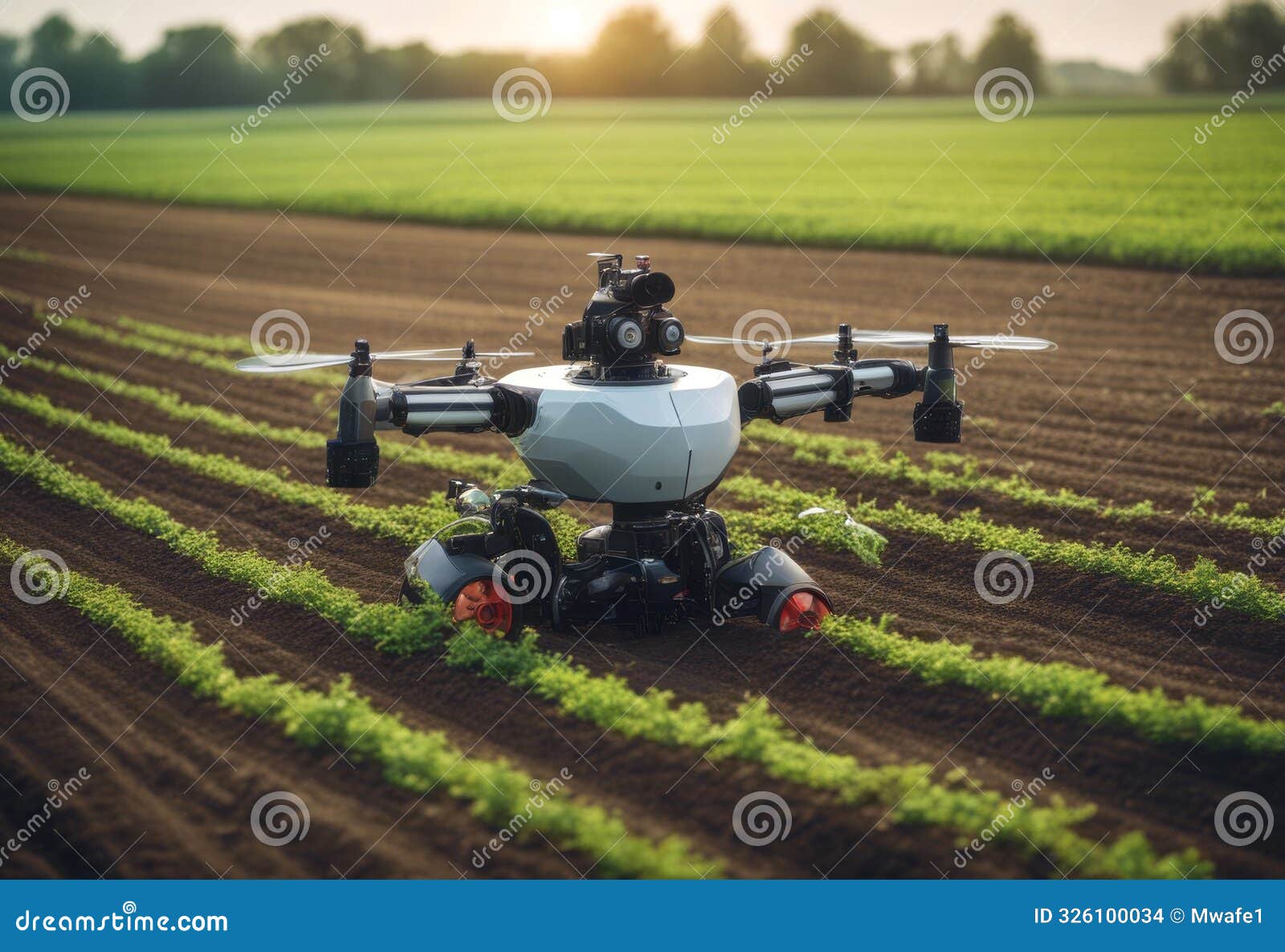 Chemical Concepts Agriculture Robot Precision Farmer Automation Ai Farm ...