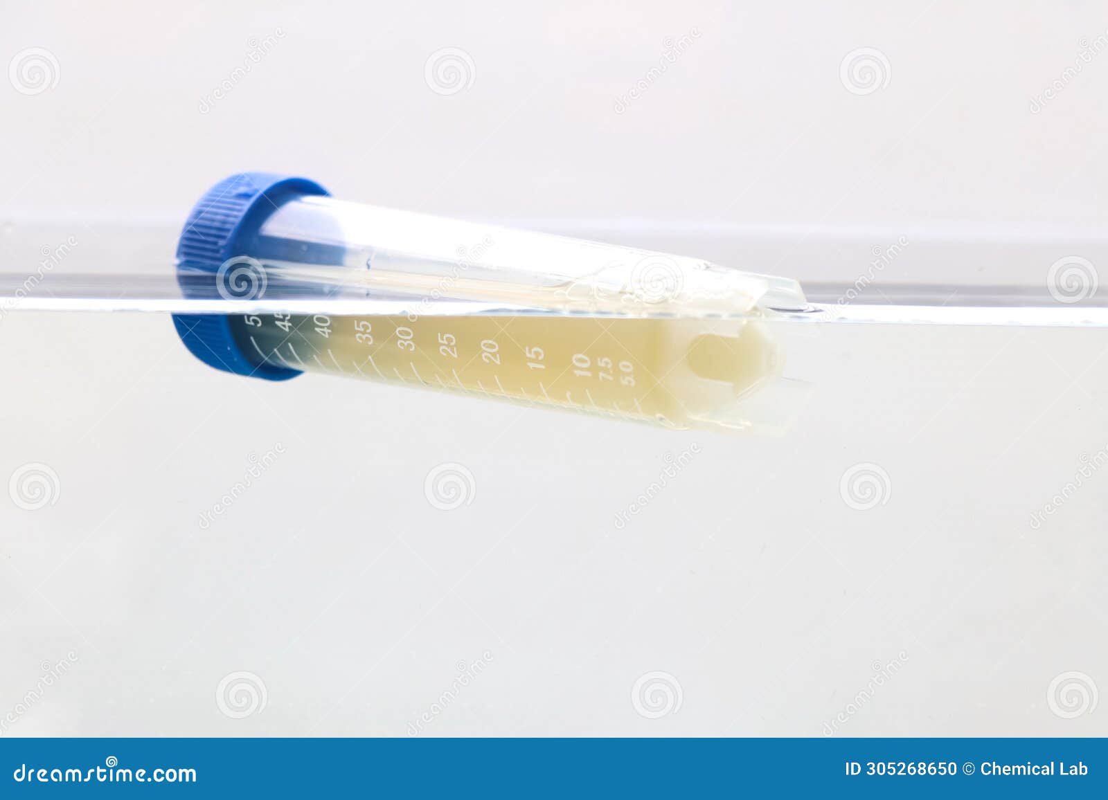 Chemical Container from Industry or Laboratory Fall Under Water Stock ...