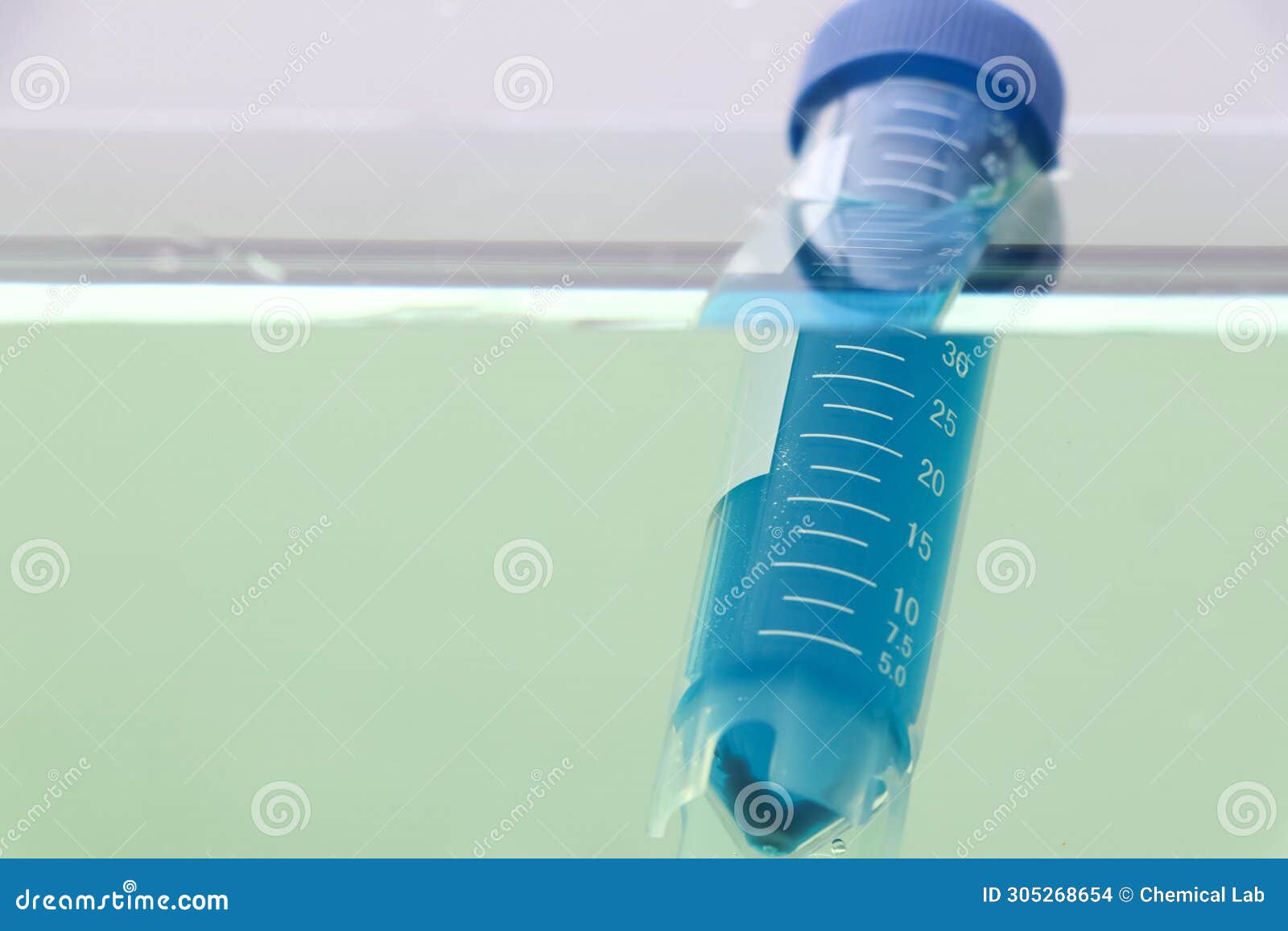 Chemical Container from Industry or Laboratory Fall Under Water Stock ...