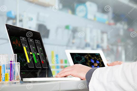 Chemical Control Device stock photo. Image of chemistry - 36749190