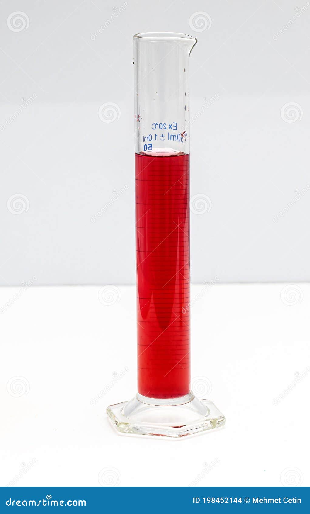 Chemical Cylinder - Lab Glassware. Chemical Measuring Cylinder with ...