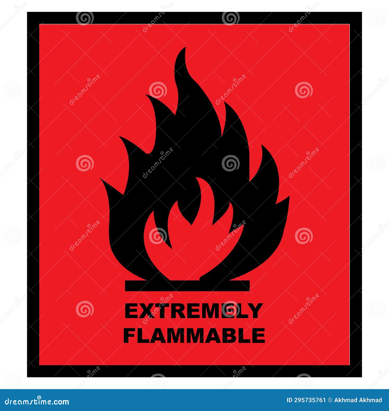 Chemical danger icon stock vector. Illustration of warning - 295735761