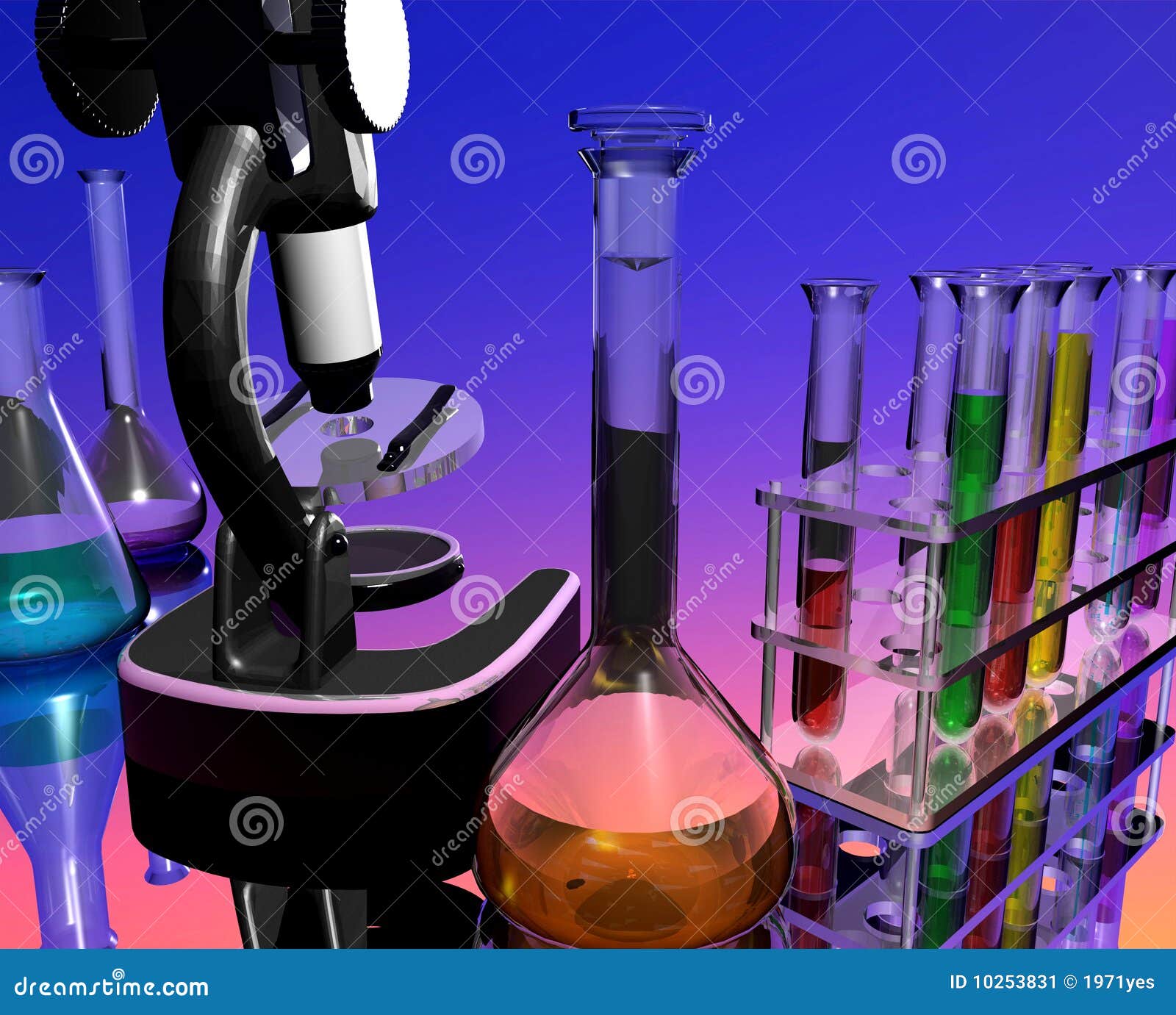 Chemical devices stock illustration. Illustration of analysis - 10253831