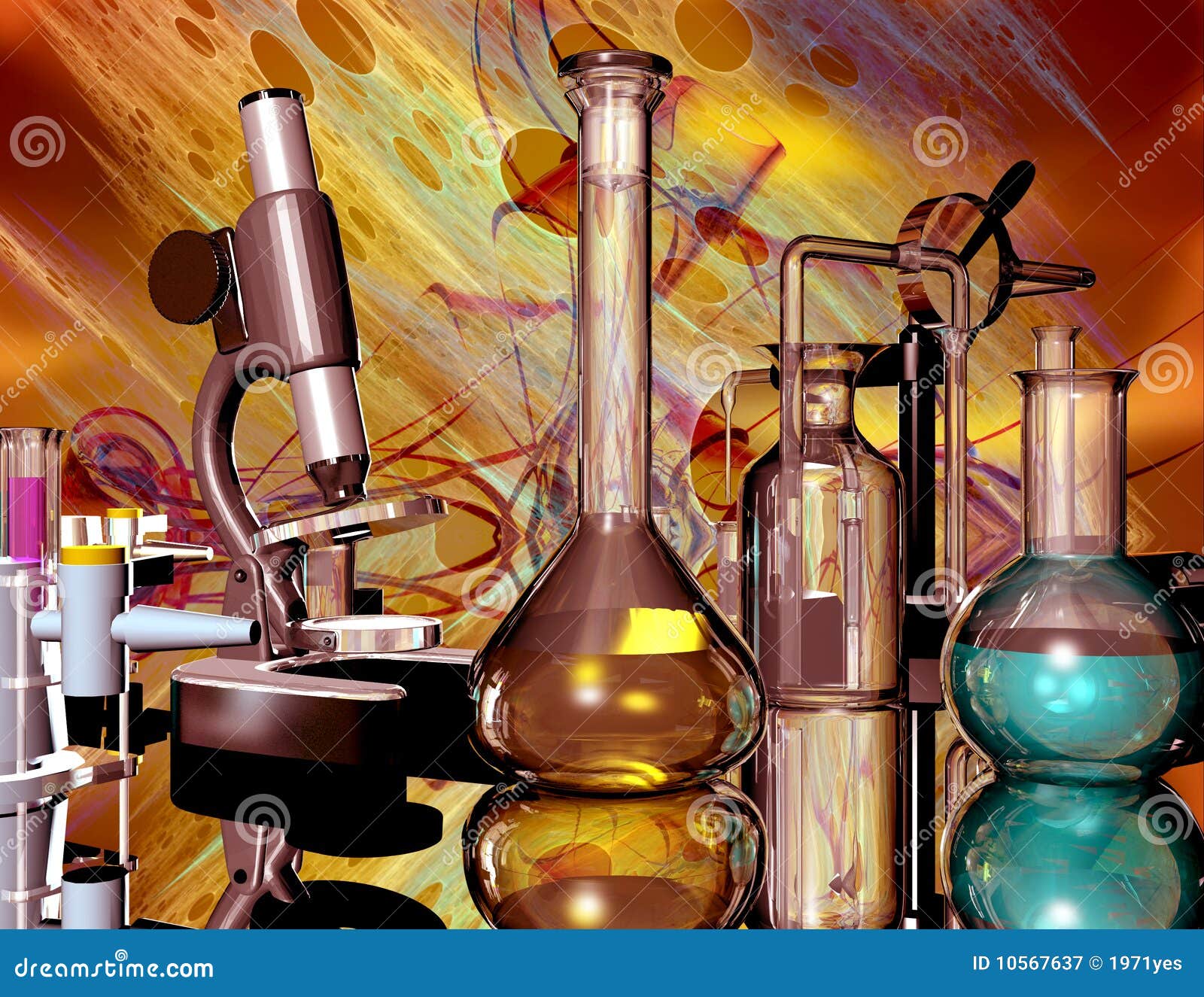 Chemical devices stock illustration. Illustration of tube - 10567637