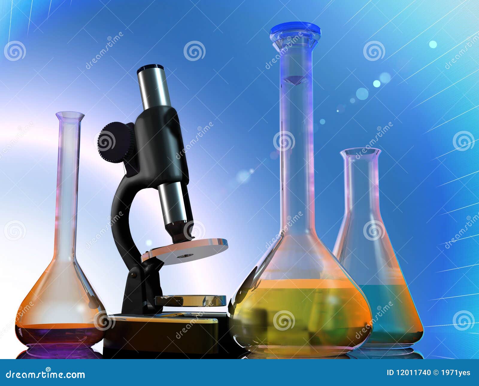 Chemical devices stock illustration. Illustration of science - 12011740