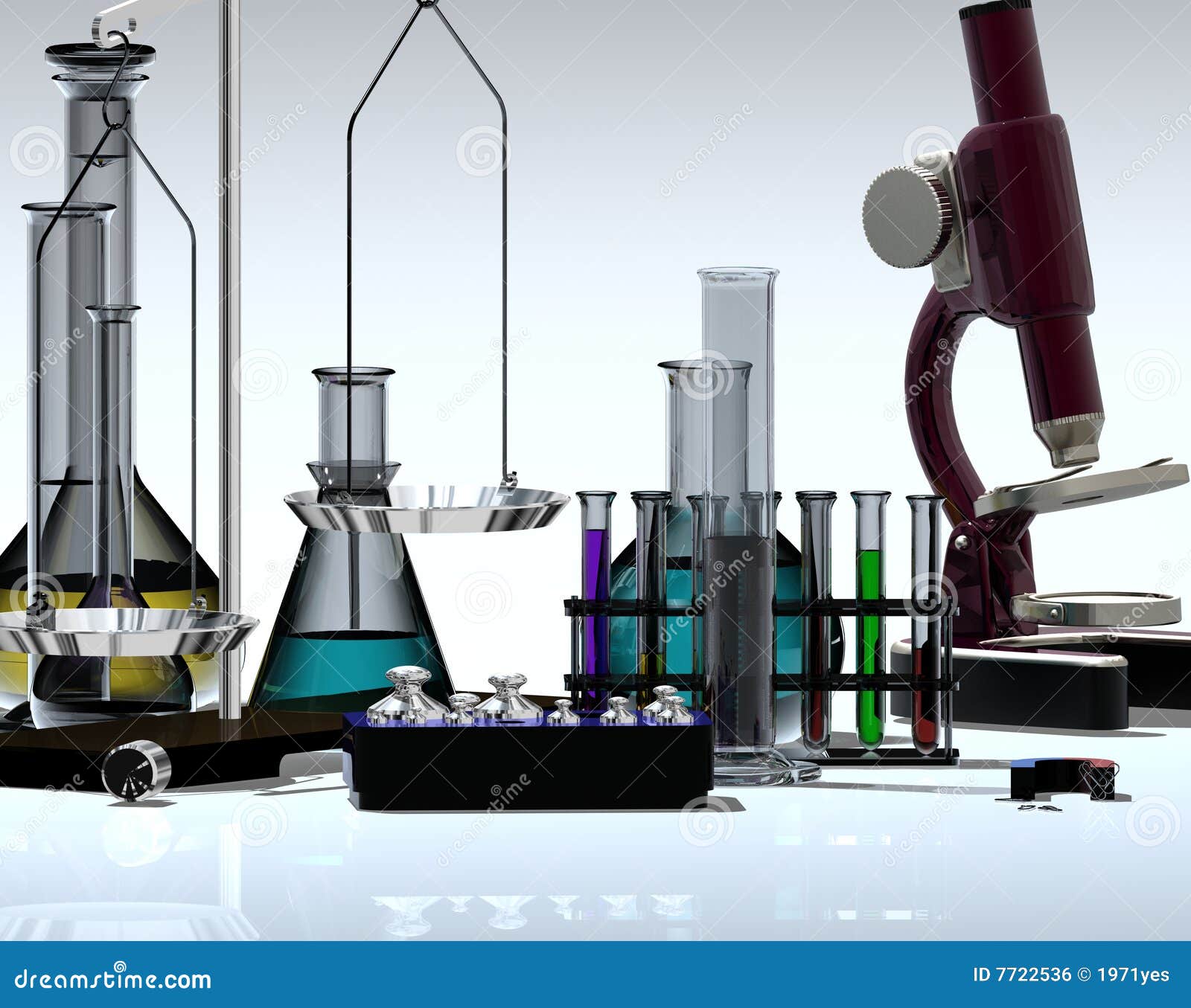 Chemical devices stock illustration. Illustration of medicine - 7722536