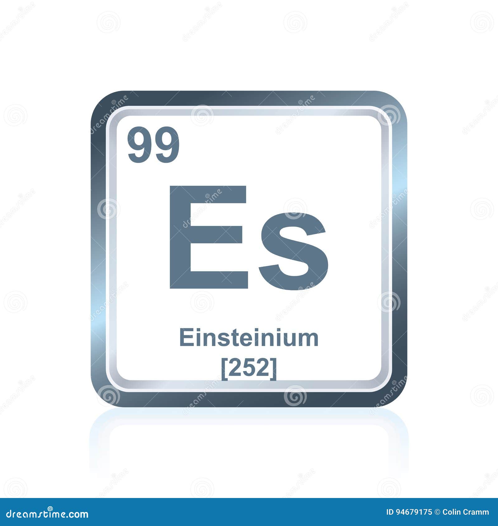 Einsteinium Symbol