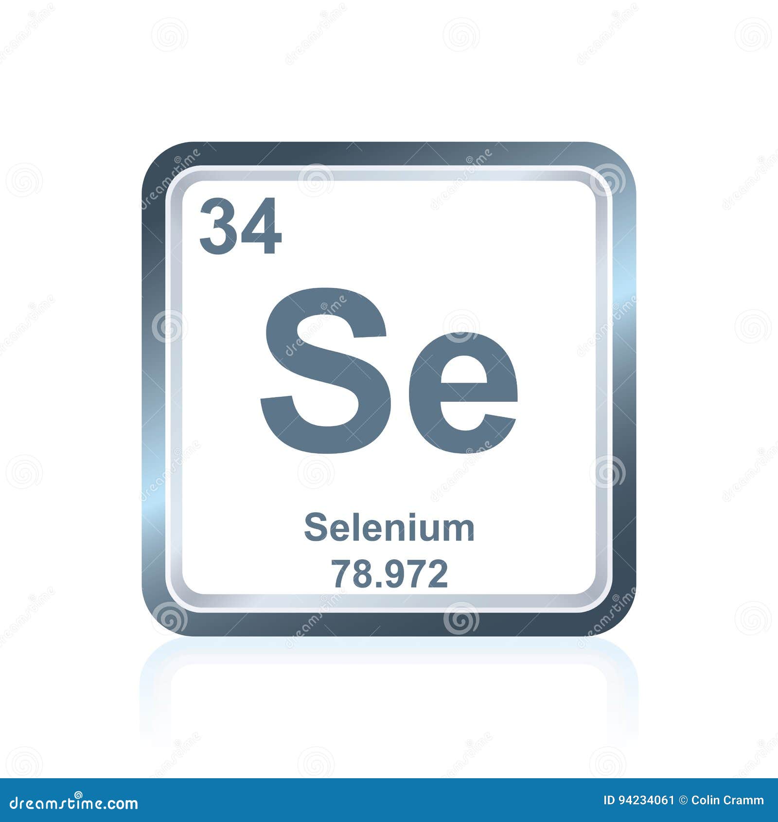 Chemical Element Selenium from the Periodic Table Stock Illustration ... Chemical Element Selenium from the Periodic Table Stock Illustration ...