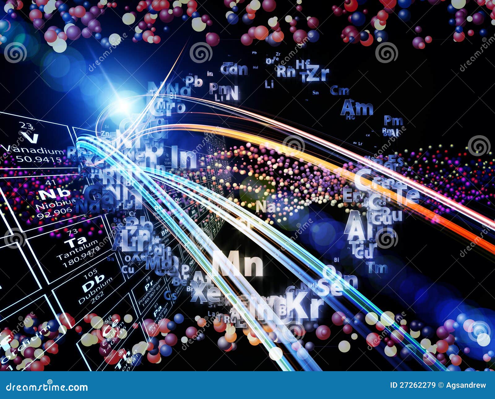 Chemical Elements Background Stock Illustration - Illustration of ...