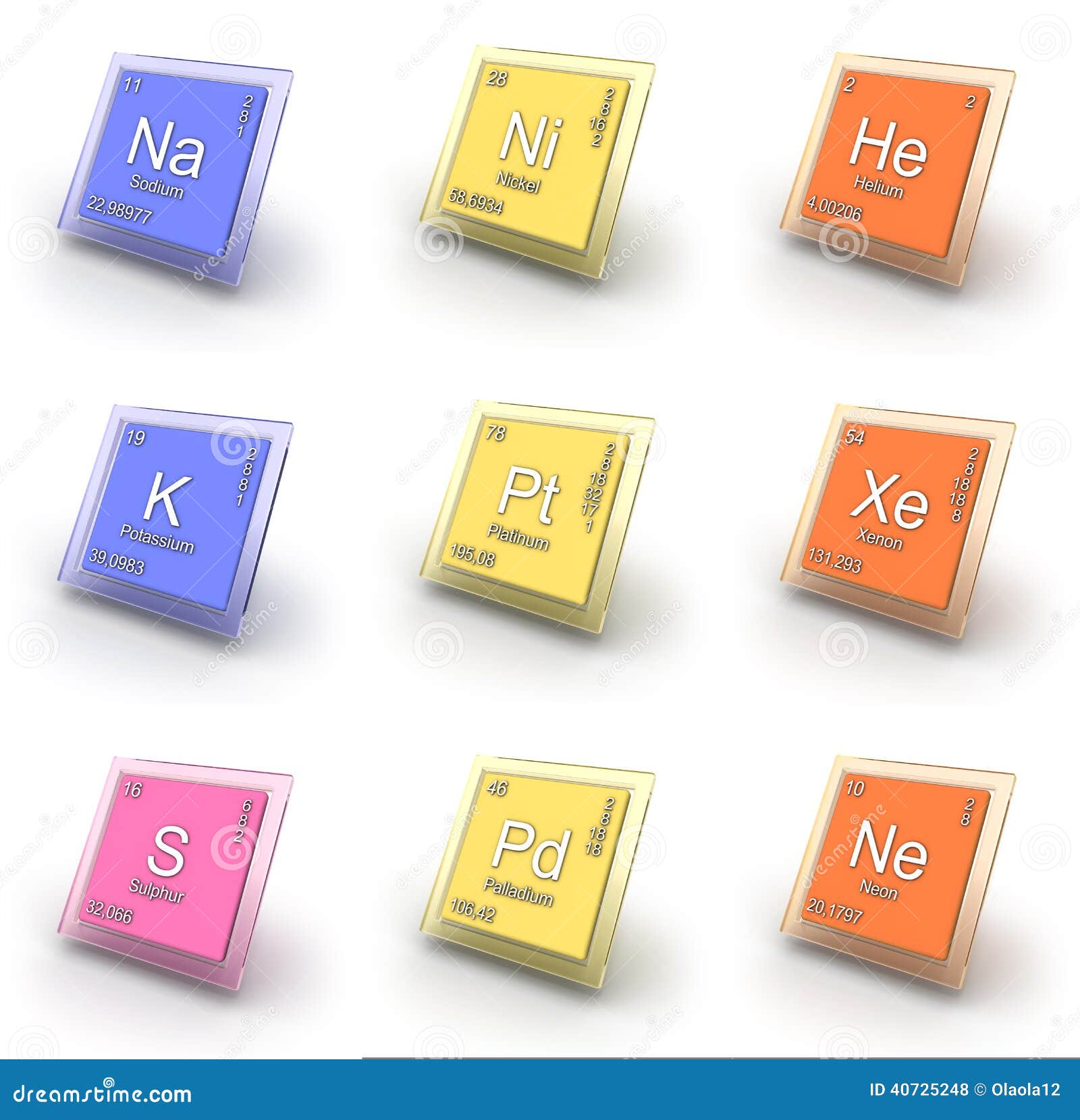 Chemical elements stock illustration. Illustration of atmosphere - 40725248