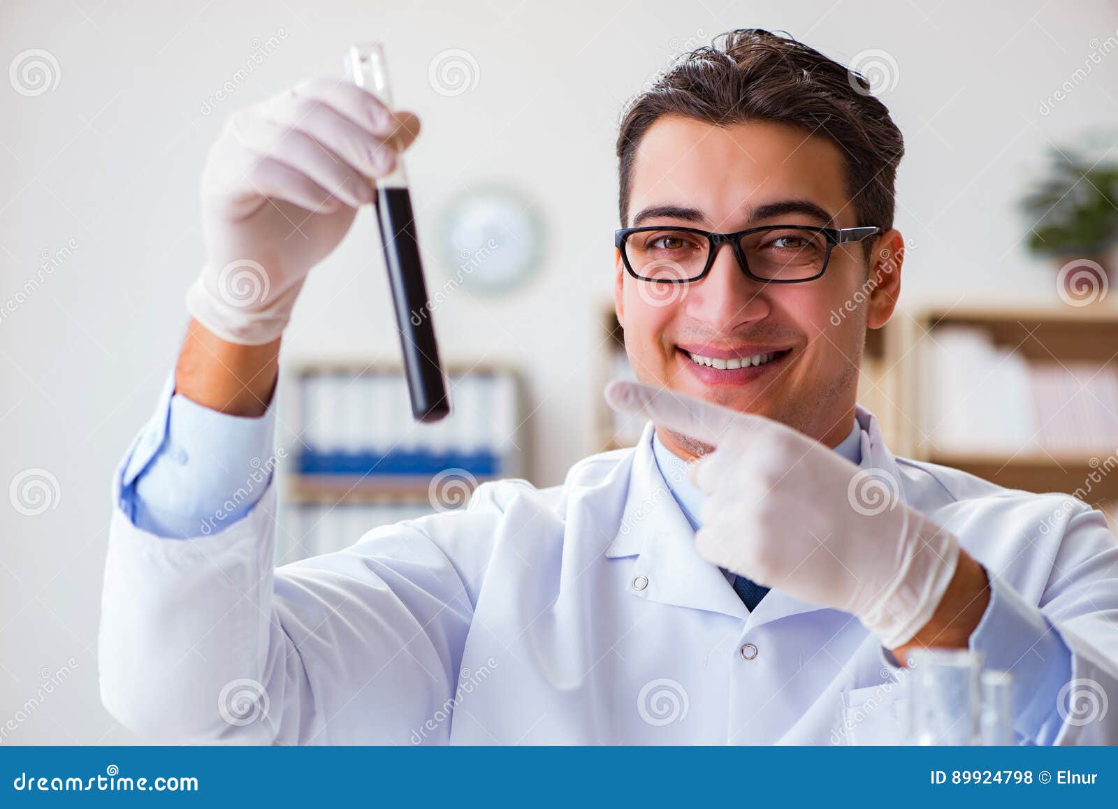 The Chemical Engineer Working on Oil Samples in Lab Stock Photo - Image ...