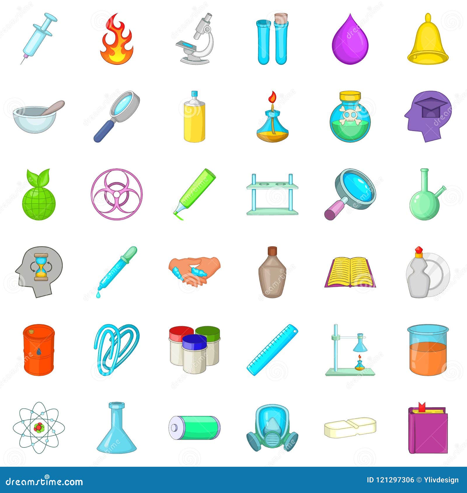 Chemical Equipment Icons Set, Cartoon Style Stock Vector - Illustration ... Chemical Equipment Icons Set, Cartoon Style Stock Vector - Illustration ...