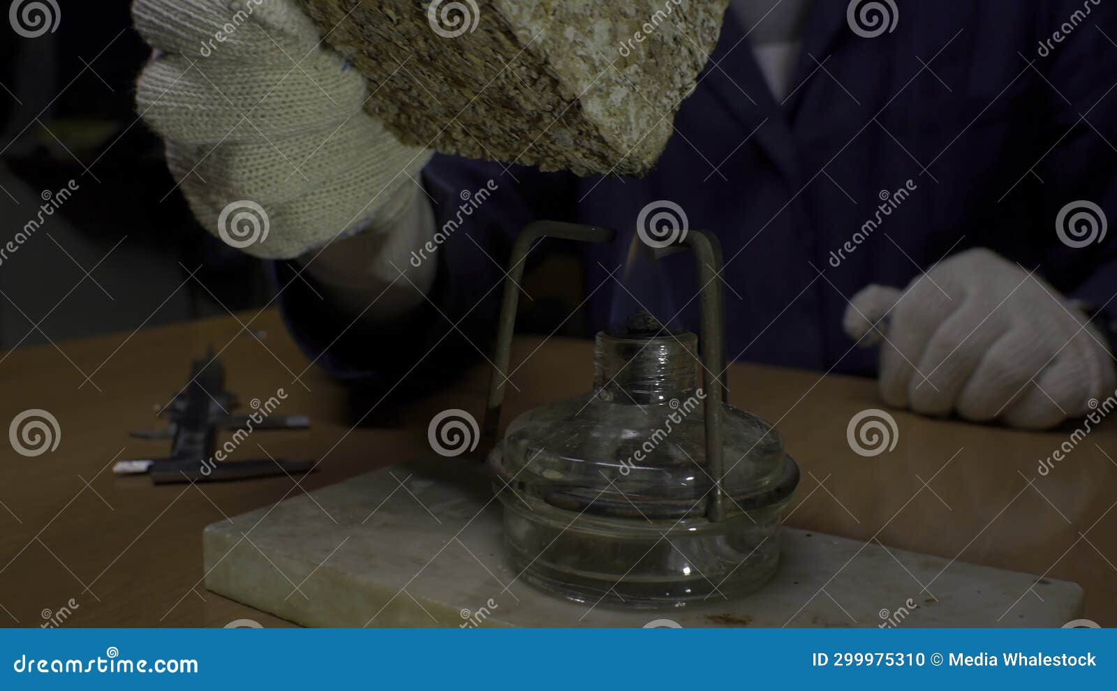 Chemical Experiment with Fire. Experiment To Determine the Composition ...