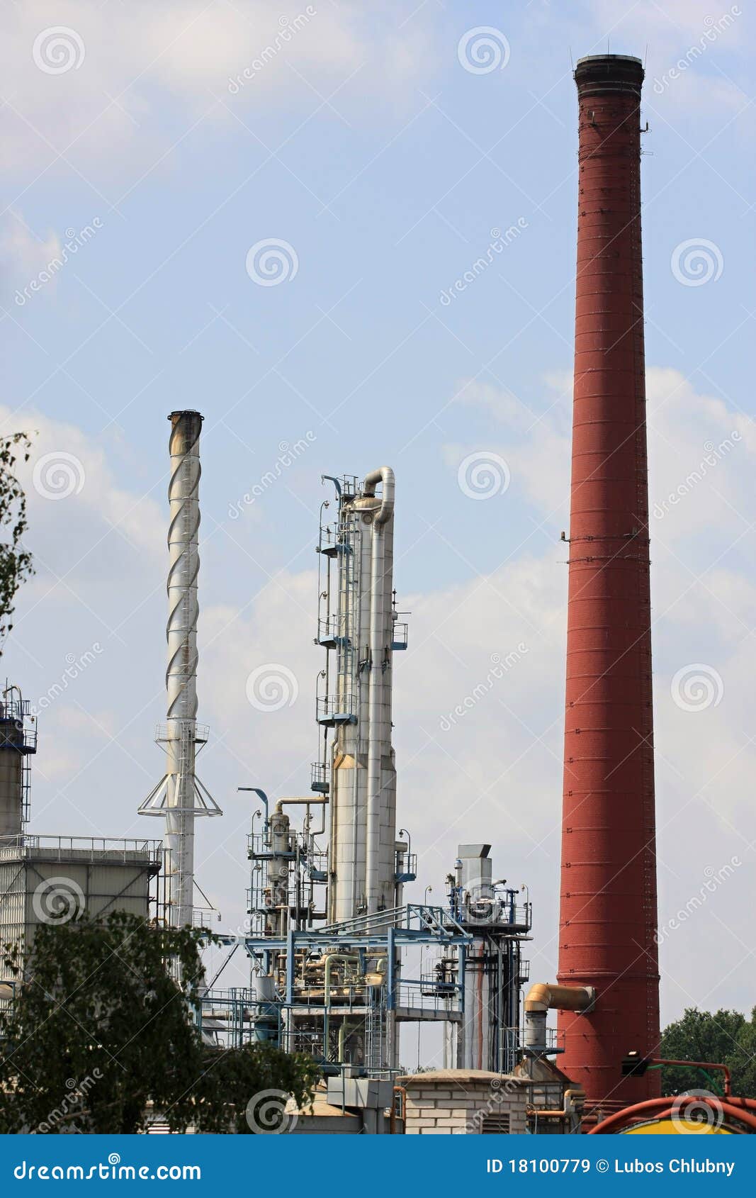 Chemical factory stock image. Image of production, earth - 18100779