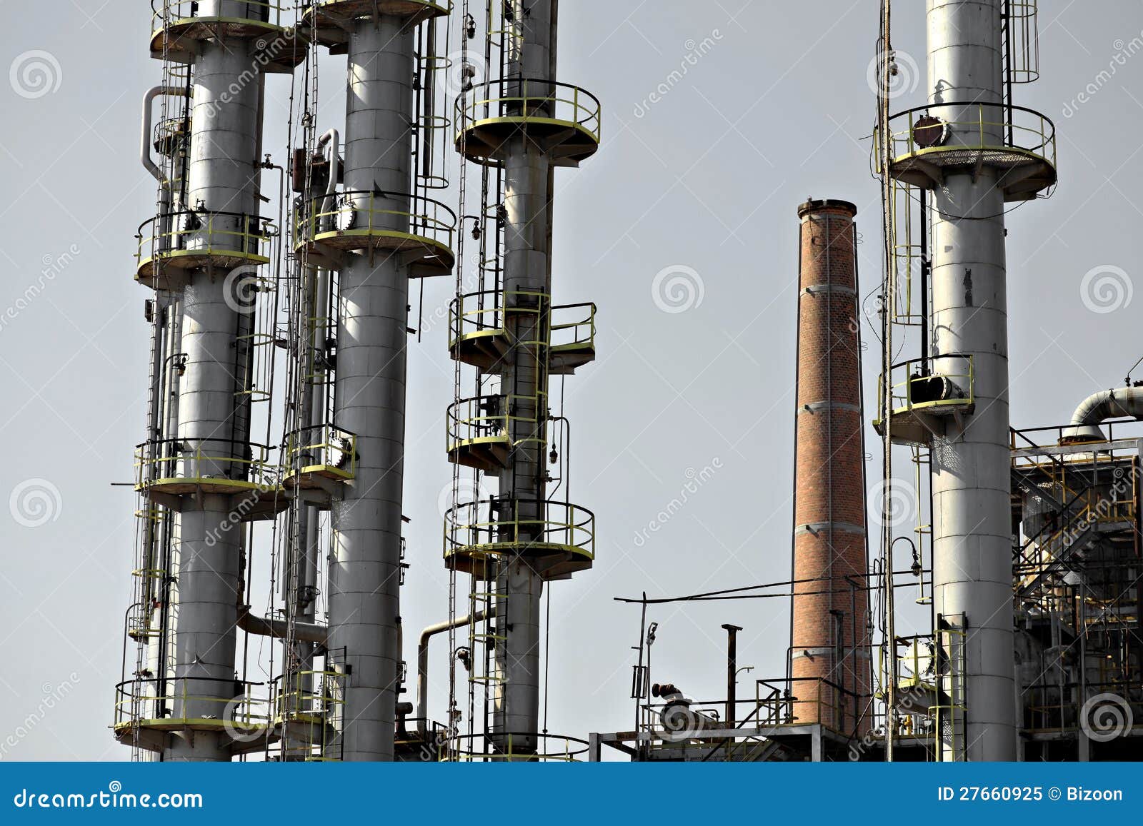 Chemical factory stock image. Image of plant, industrial - 27660925