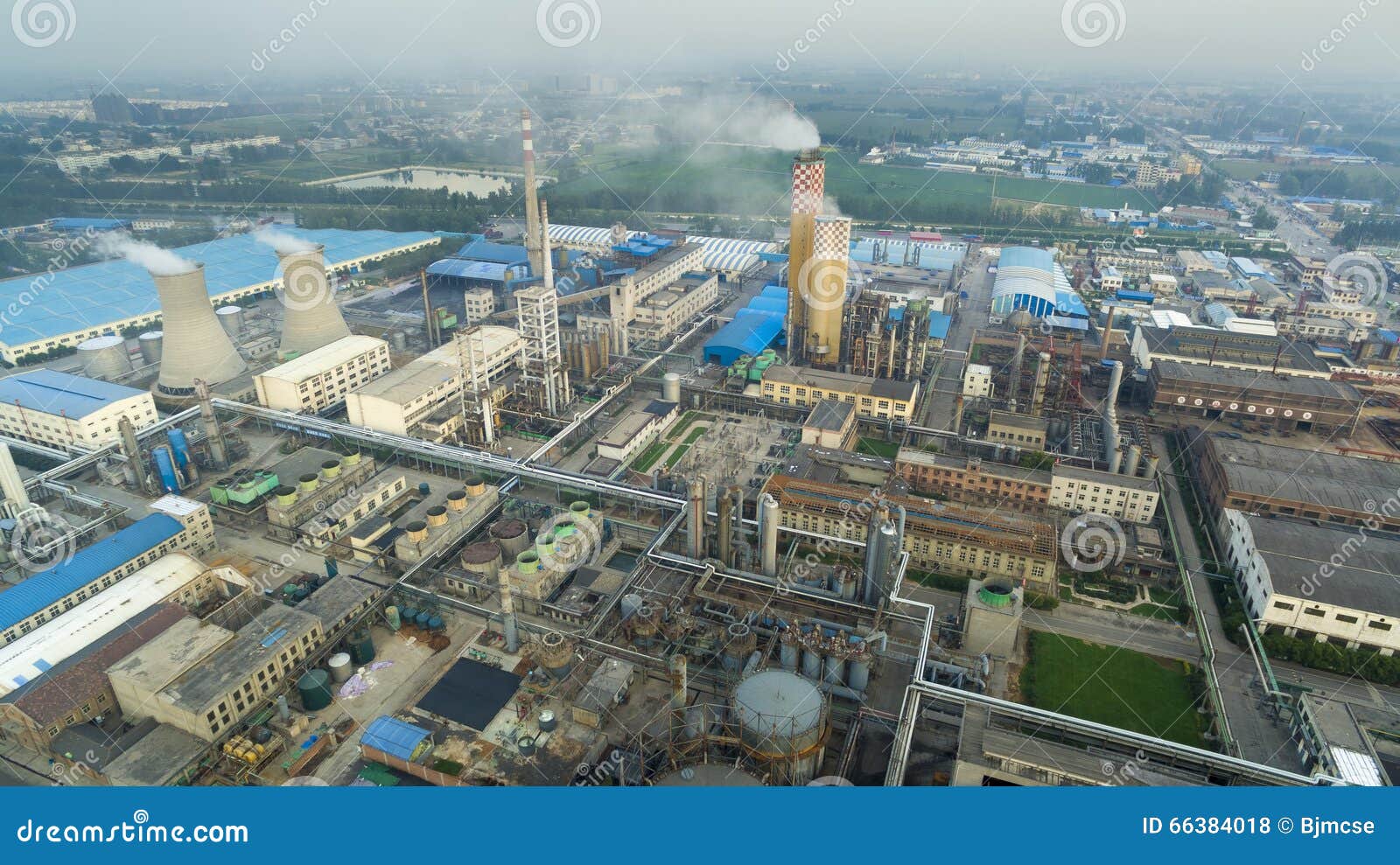Chemical factory china stock photo. Image of chimney - 66384018