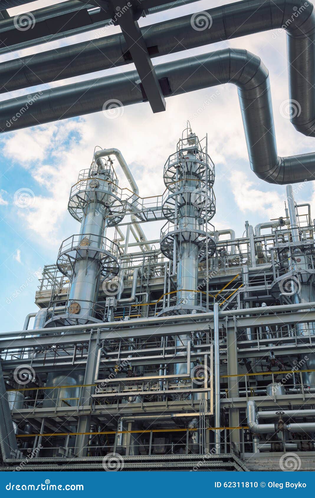 Chemical Factory Producing Synthetic Rubber Stock Photo - Image of ...