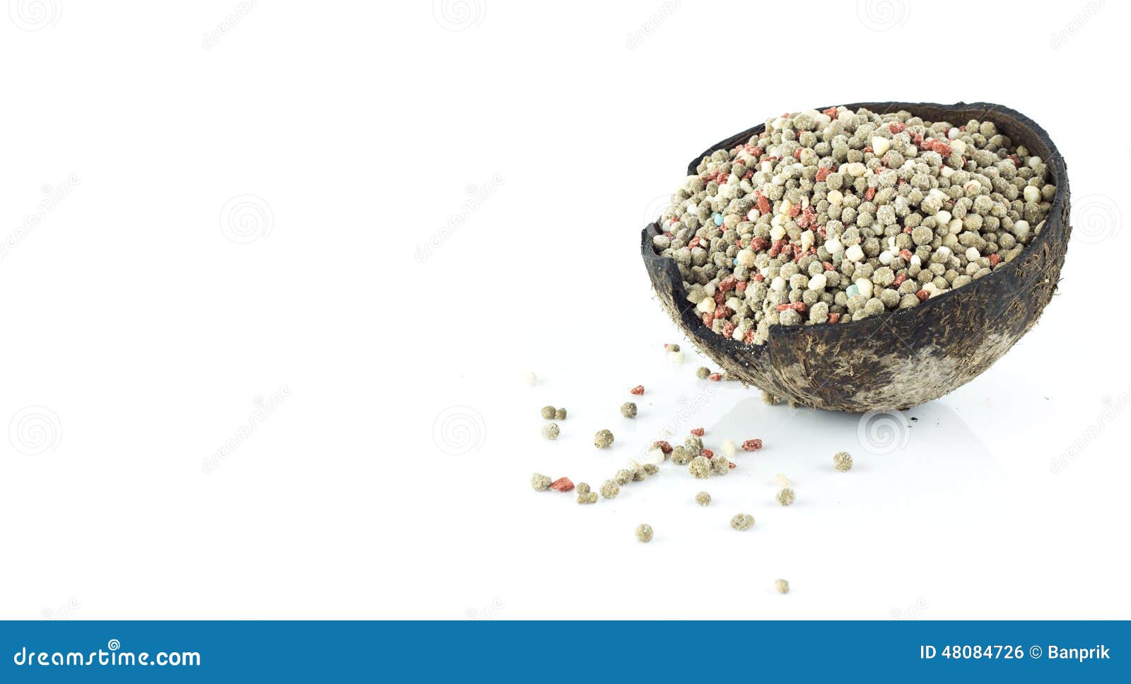 Chemical Fertilizer on White Background Stock Photo - Image of ...