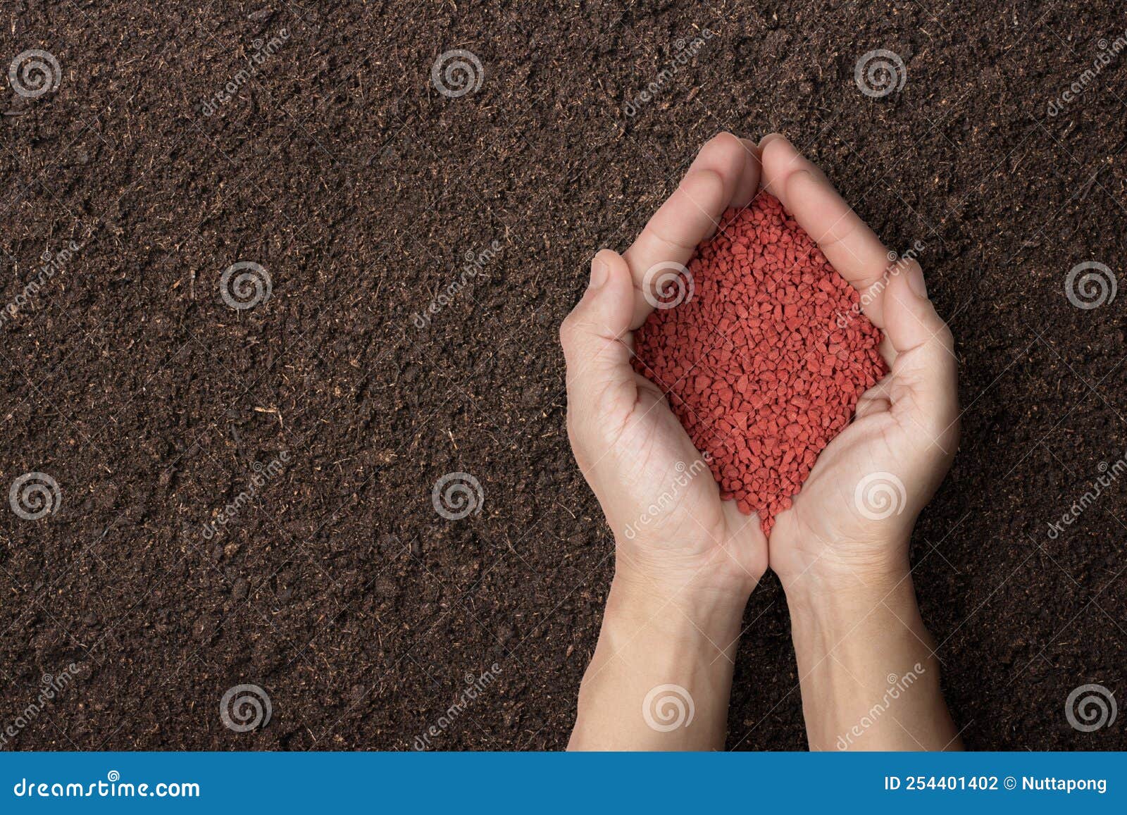 Chemical Fertilizers in Hand. Potassium Stock Photo - Image of ...