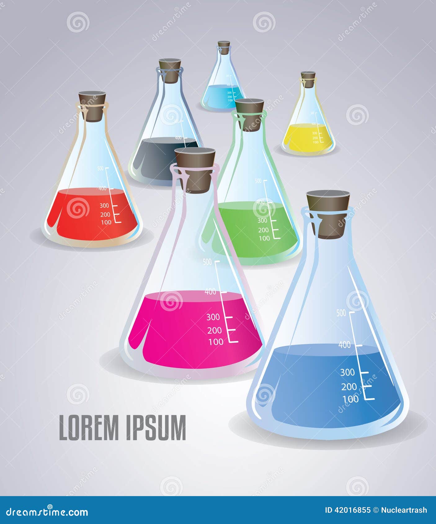 Sad Chemical Flask Cartoon | CartoonDealer.com #44092172