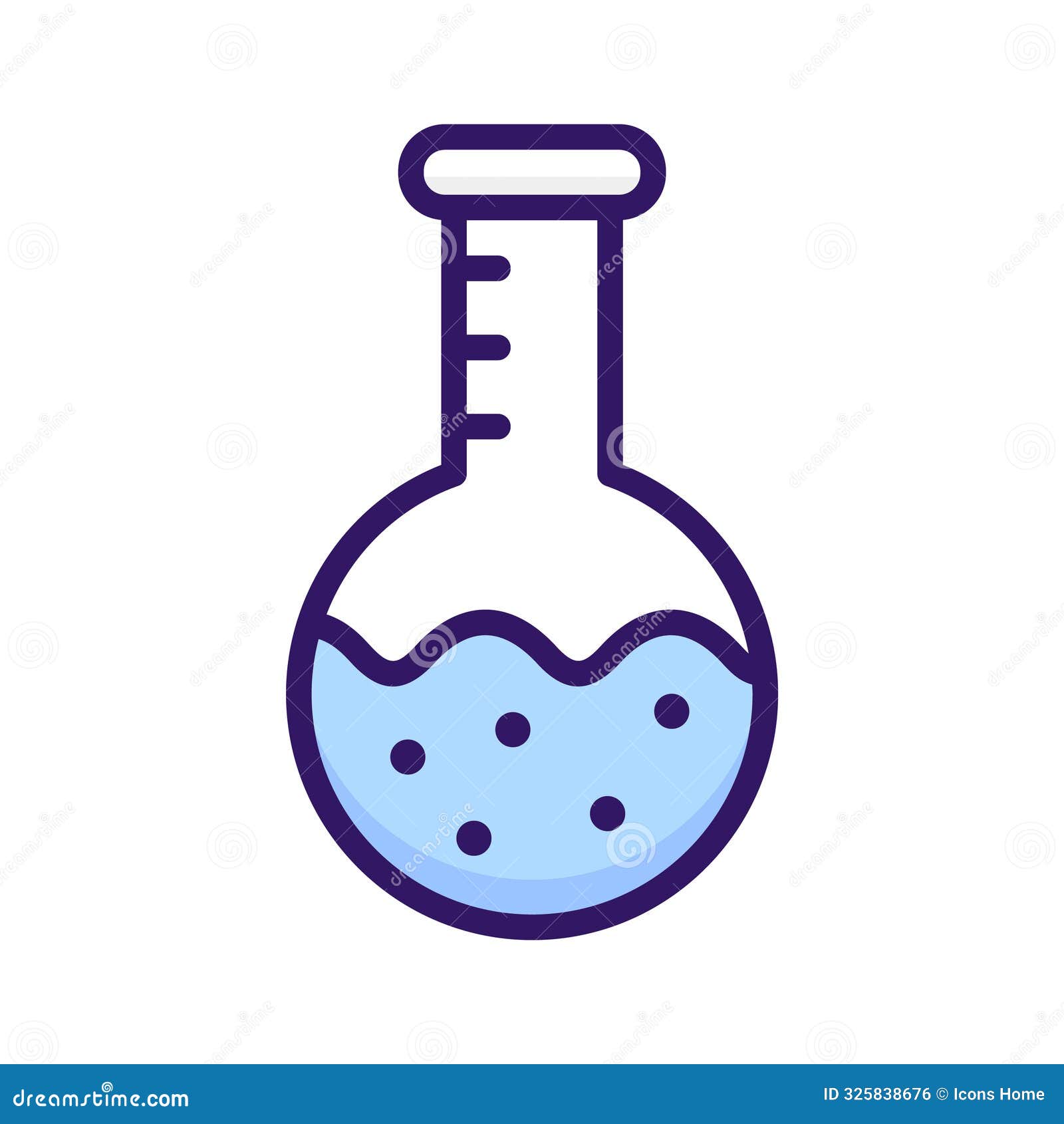 Chemical Flask, Well Designed Icon of Lab Experiment, Business ...
