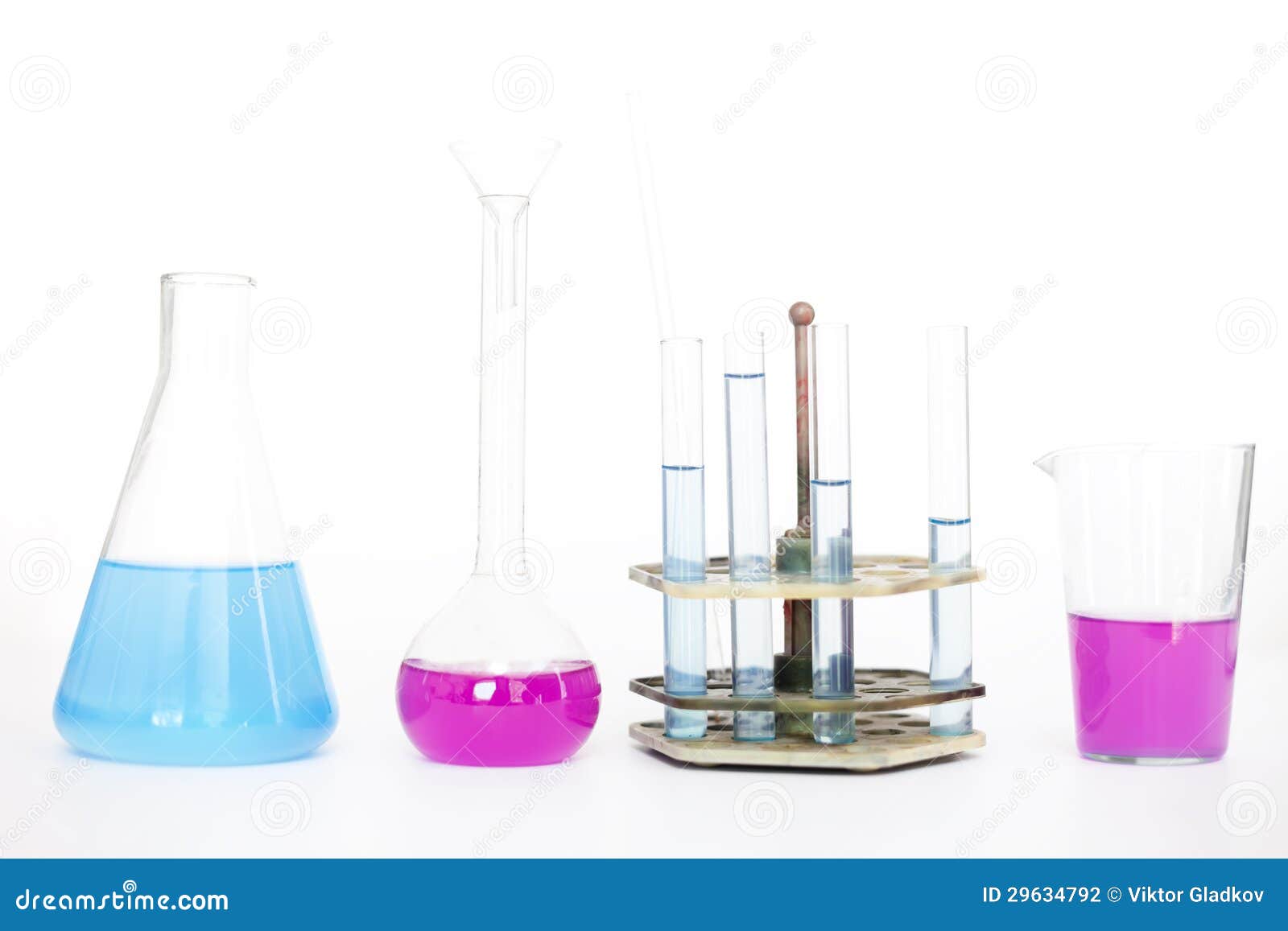 Chemical flasks stock photo. Image of discovery, illness - 29634792