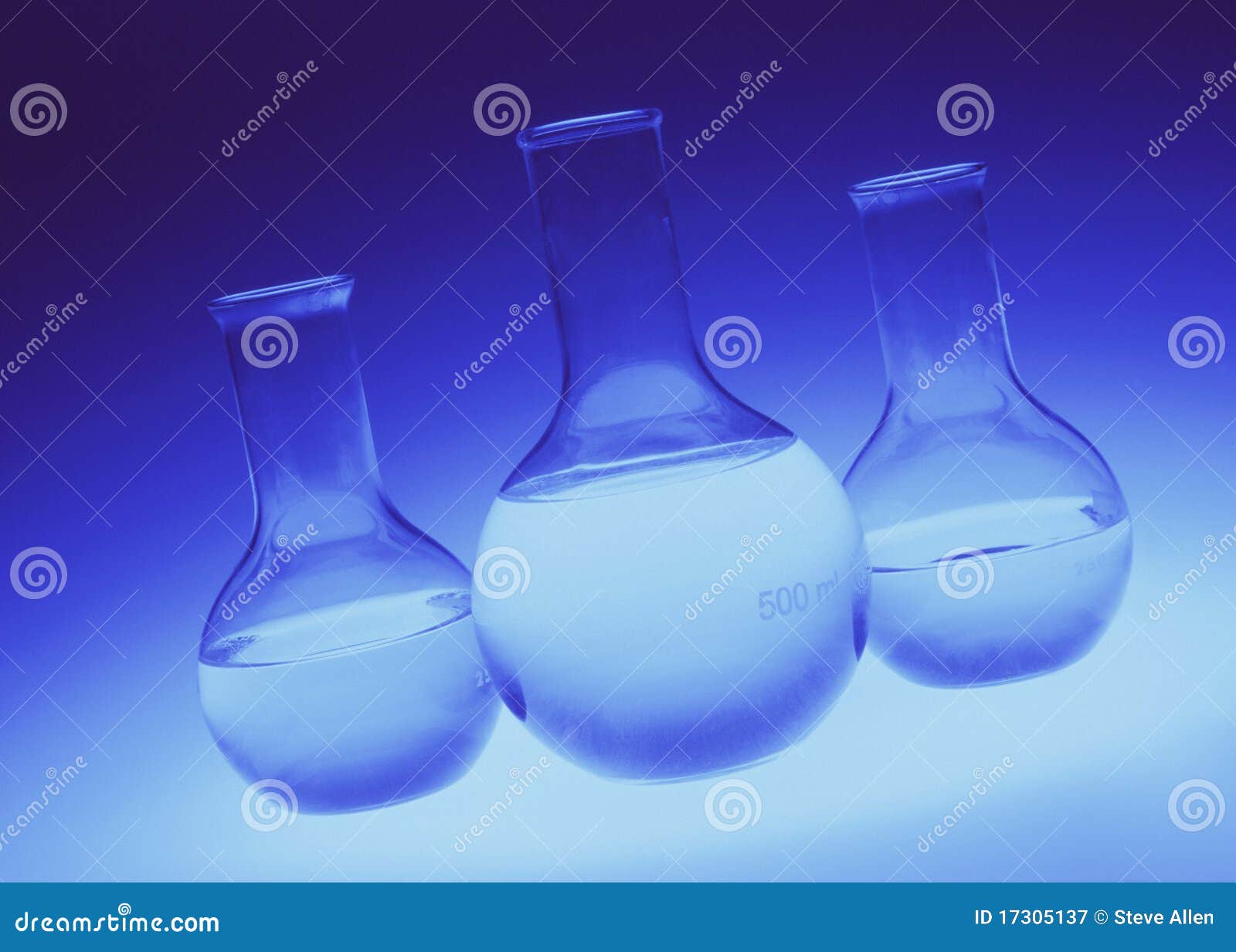Chemical Flasks - Laboratory Glassware Stock Image - Image of ...