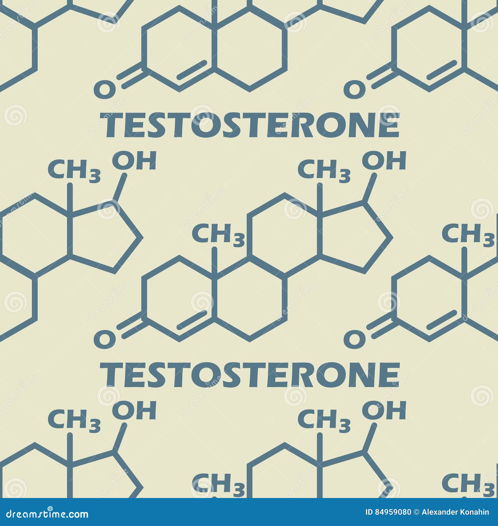 The Chemical Formula Background Seamless Stock Vector - Illustration of ...