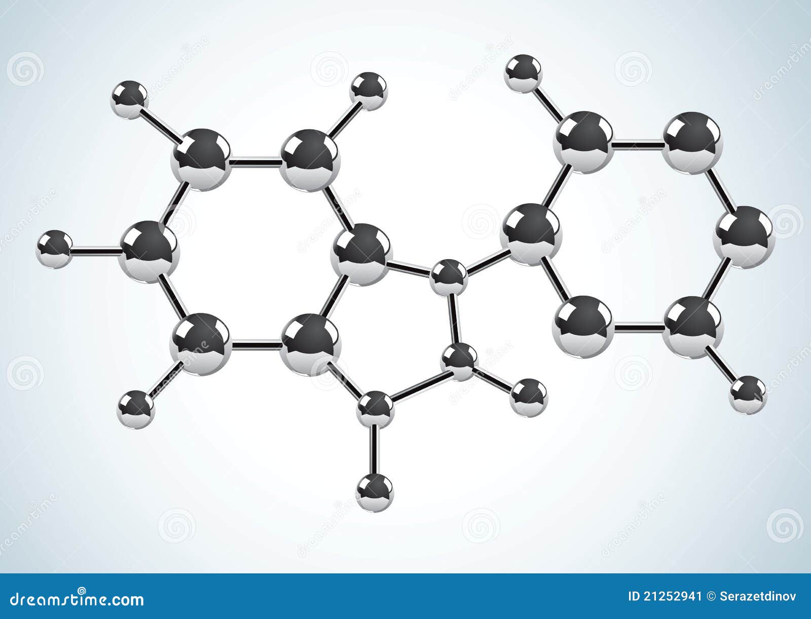 Chemical Formula Consisting of Molecules Stock Vector - Illustration of ...