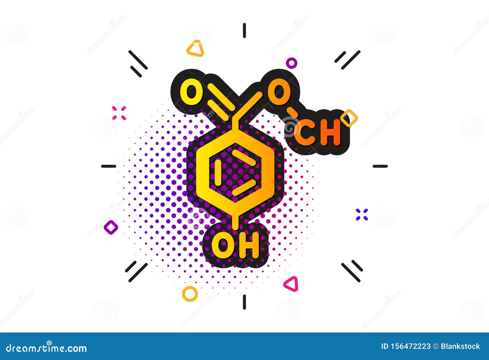 Chemical Formula Icon. Chemistry Lab Sign. Analysis. Vector Stock ...