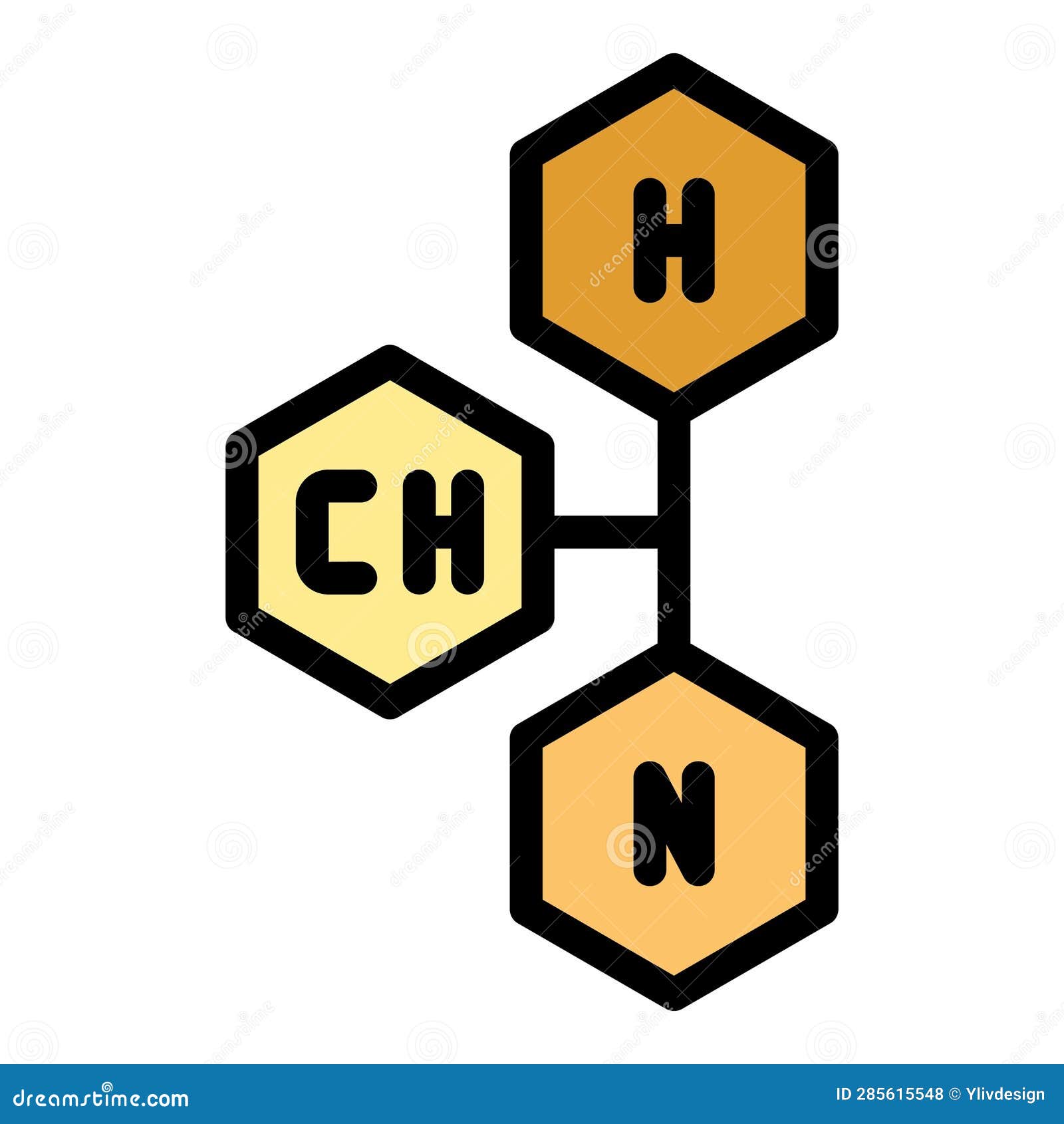 Chemical Formula Icon Vector Flat Stock Vector - Illustration of ...