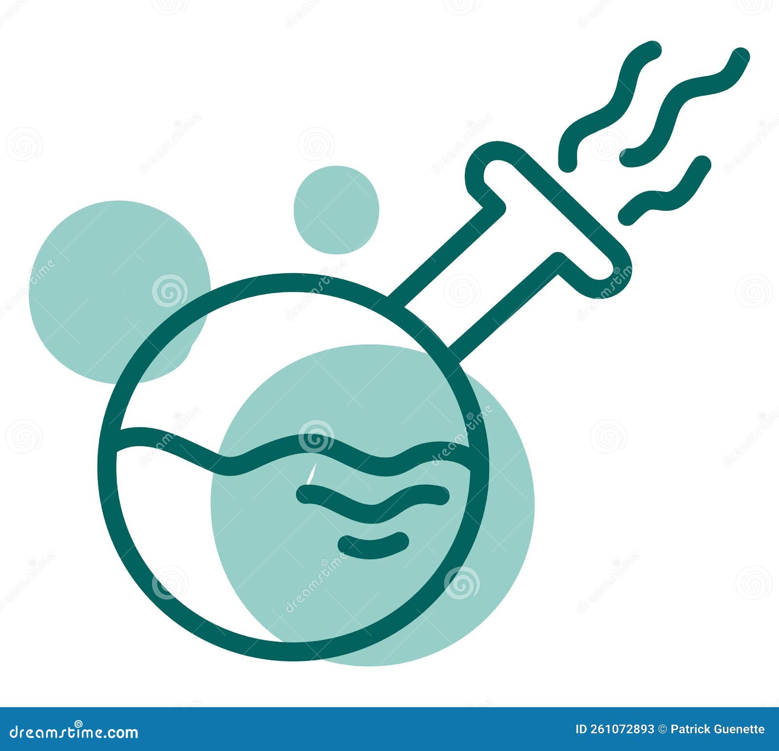 Chemical formula, icon stock vector. Illustration of research - 261072893