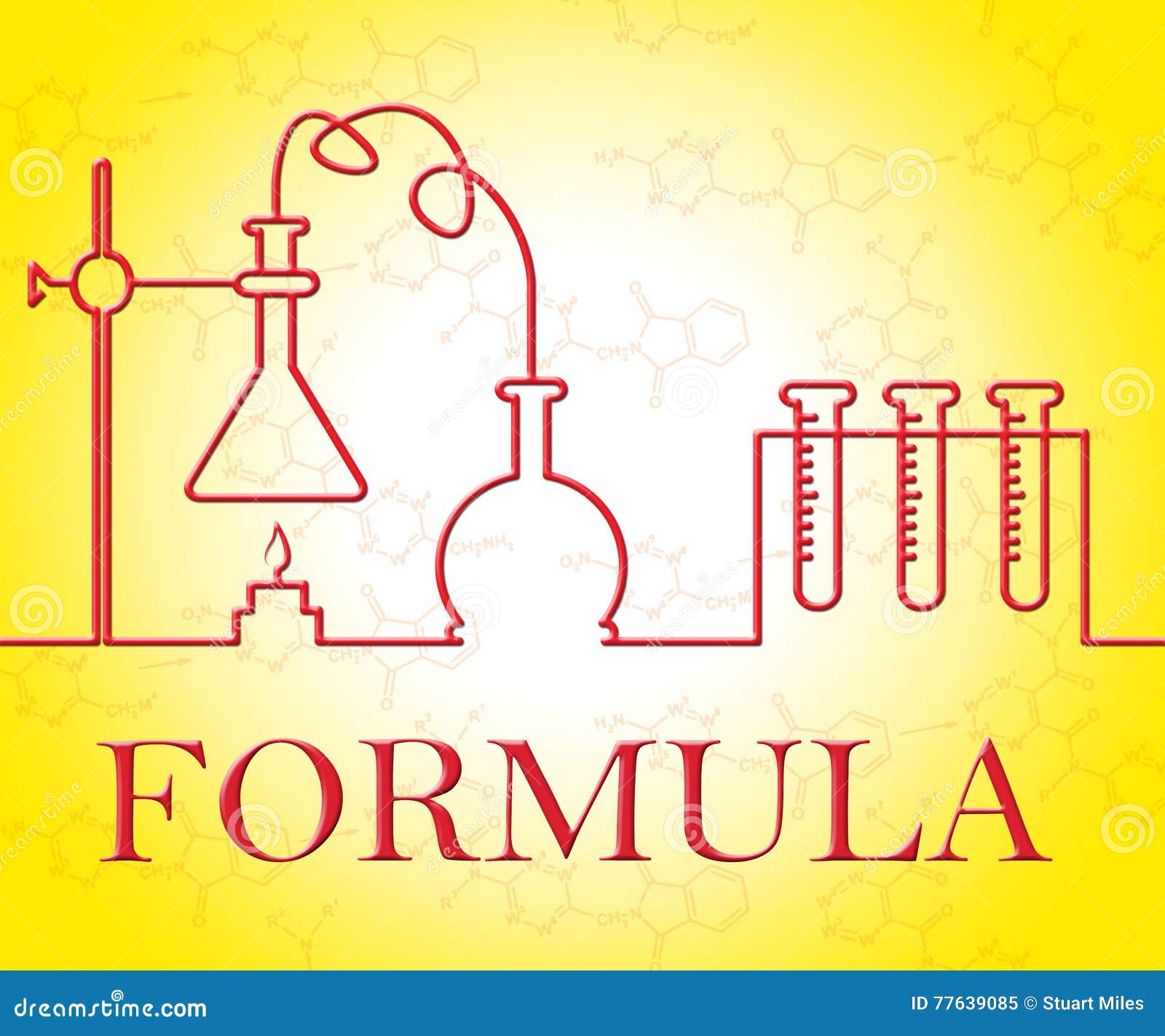 Chemical Formula Indicates Chemicals Experiments and Mixture Stock ...