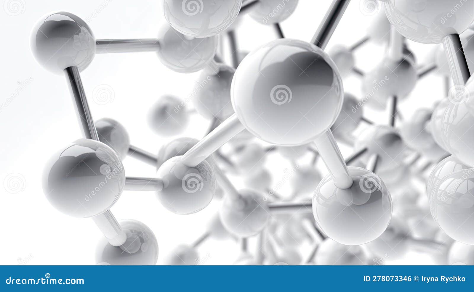 Chemical Formula Molecules on Blue Background , AI Generated Stock ...