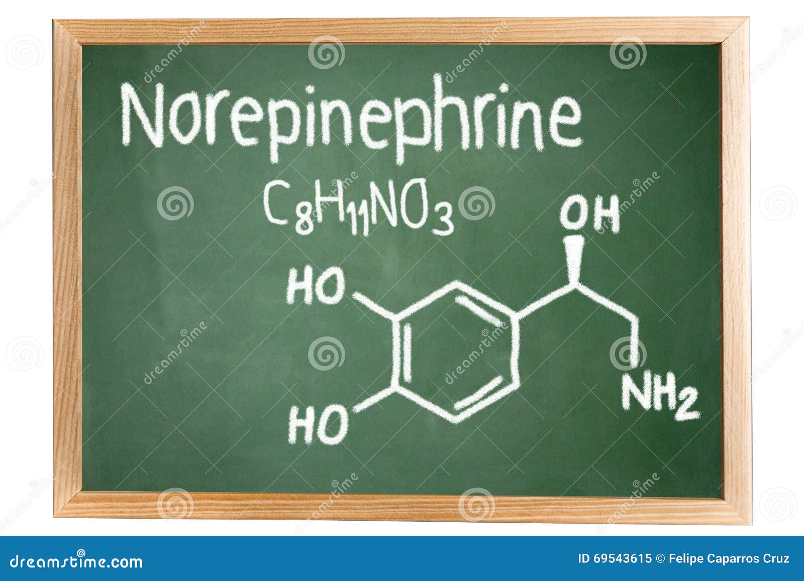 Norepinephrine Chemical Formula