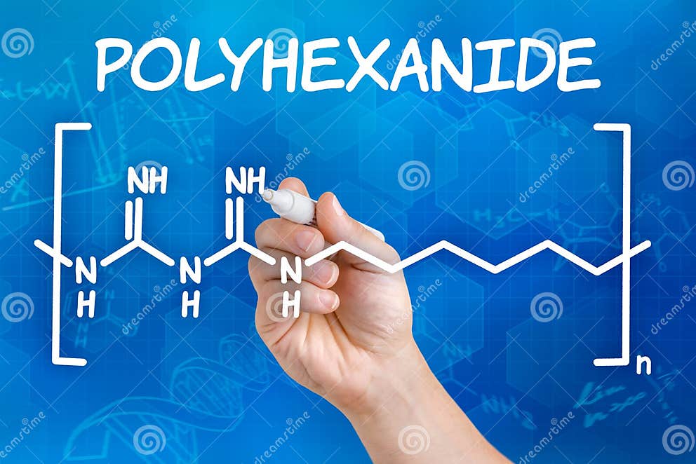 Chemical Formula of Polyhexanide Stock Illustration - Illustration of ...