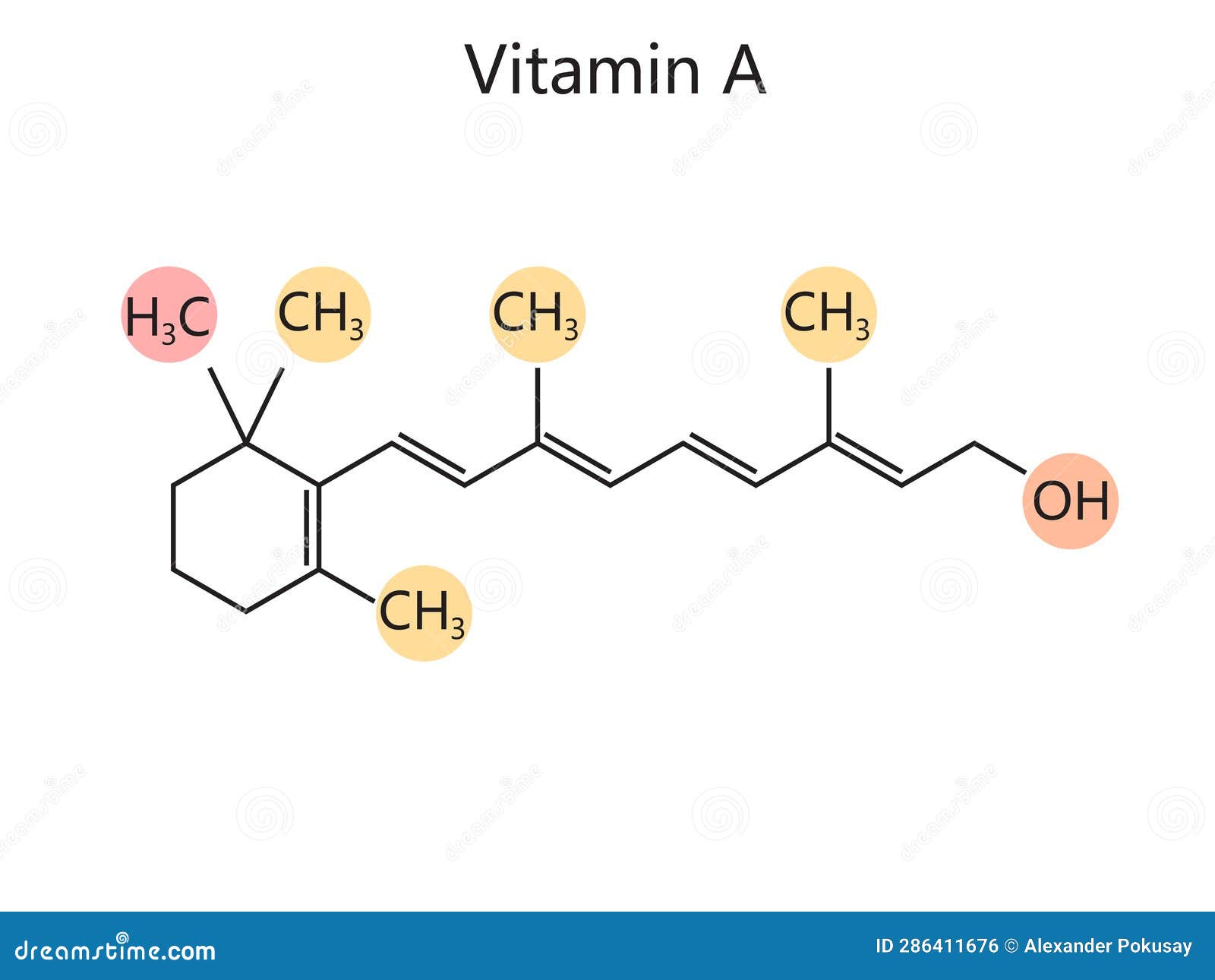 Chemical Formula Vitamin a Diagram Medical Science Stock Illustration ... Chemical Formula Vitamin a Diagram Medical Science Stock Illustration ...