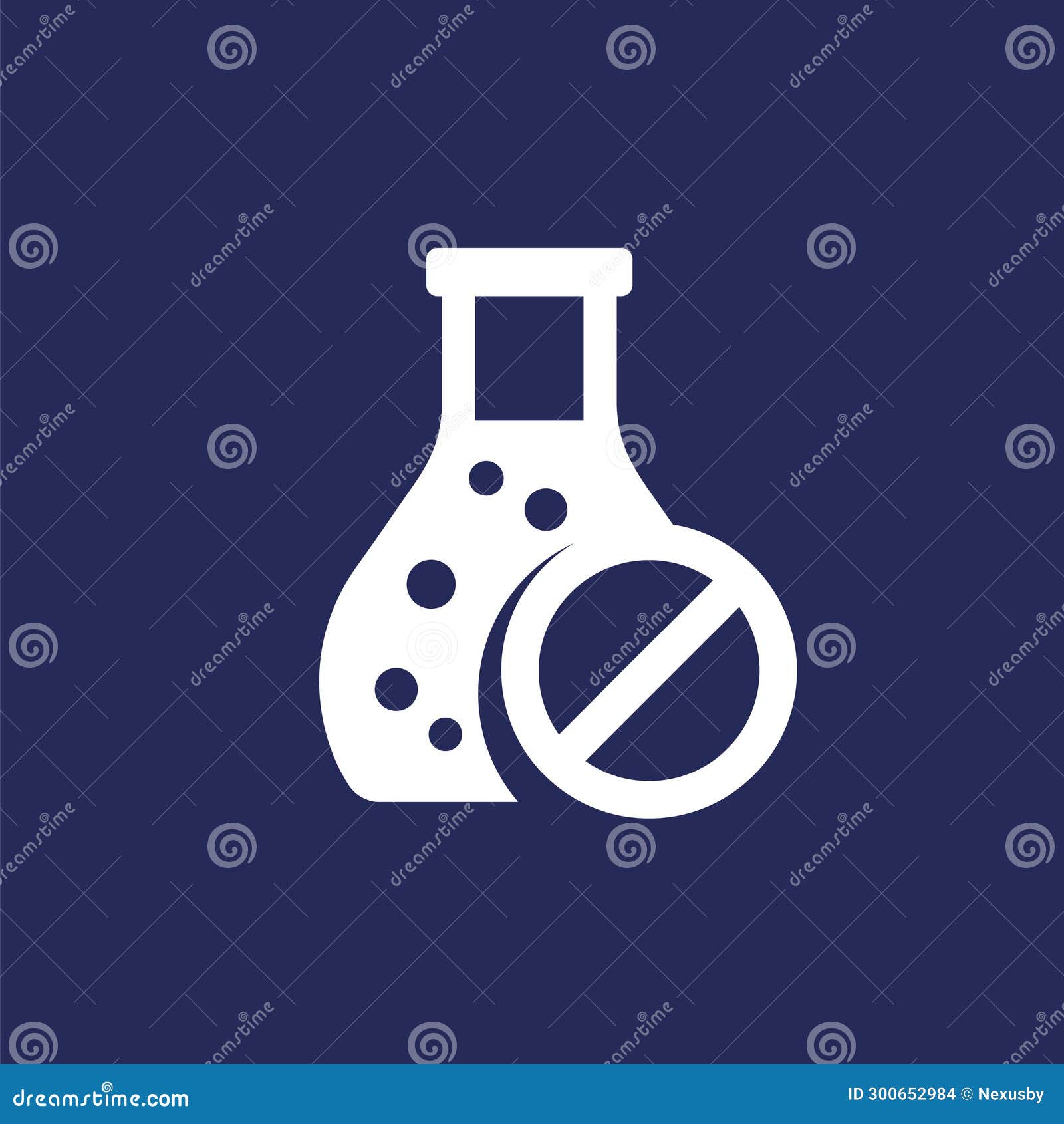 Chemical Free Line Vector Icon. Organic Food Illustration Sign. No ...