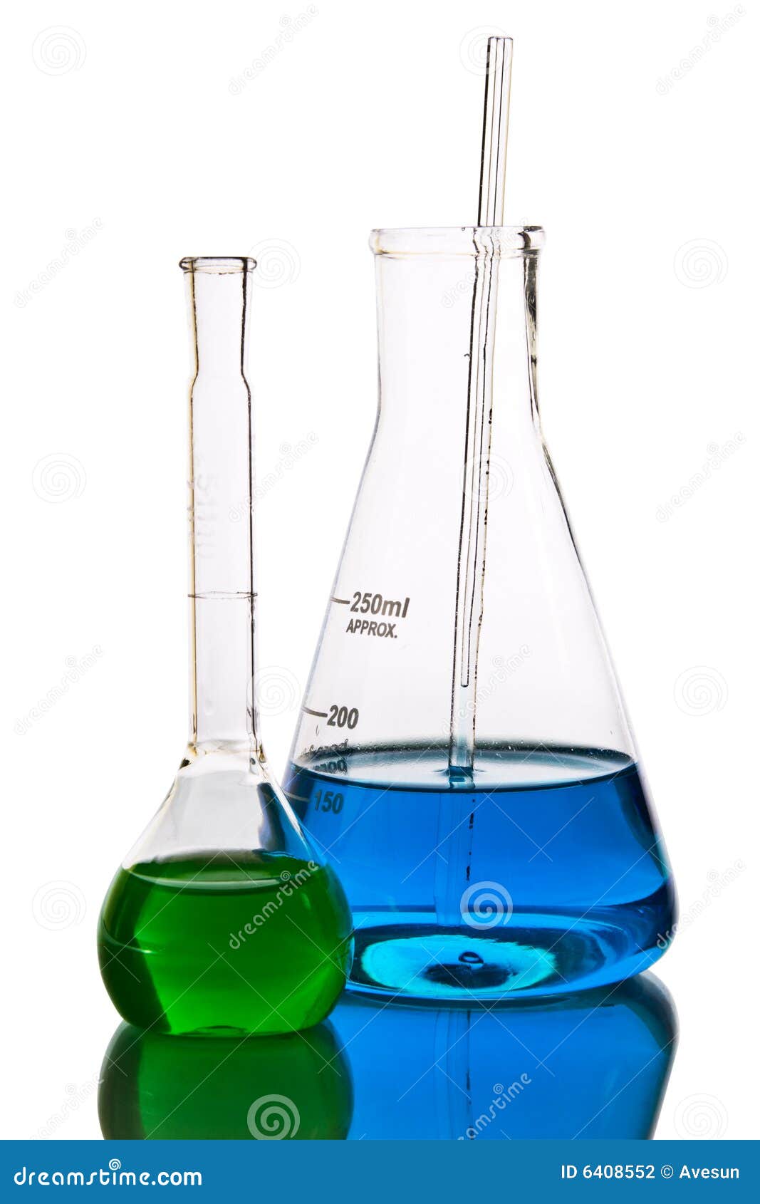 Chemical glassware stock photo. Image of discovery, medicine - 6408552