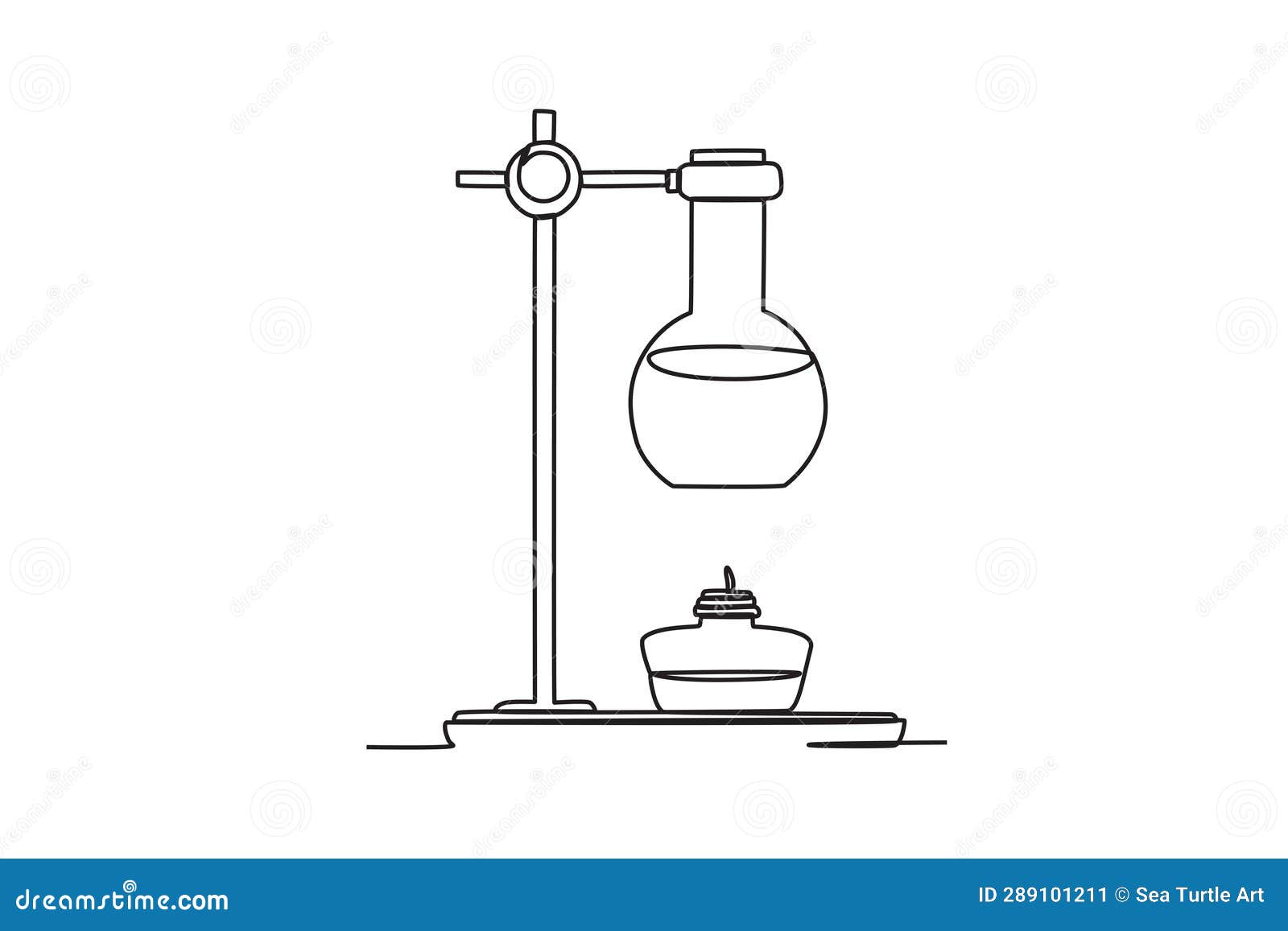 Chemical heating process stock vector. Illustration of biochemistry ...
