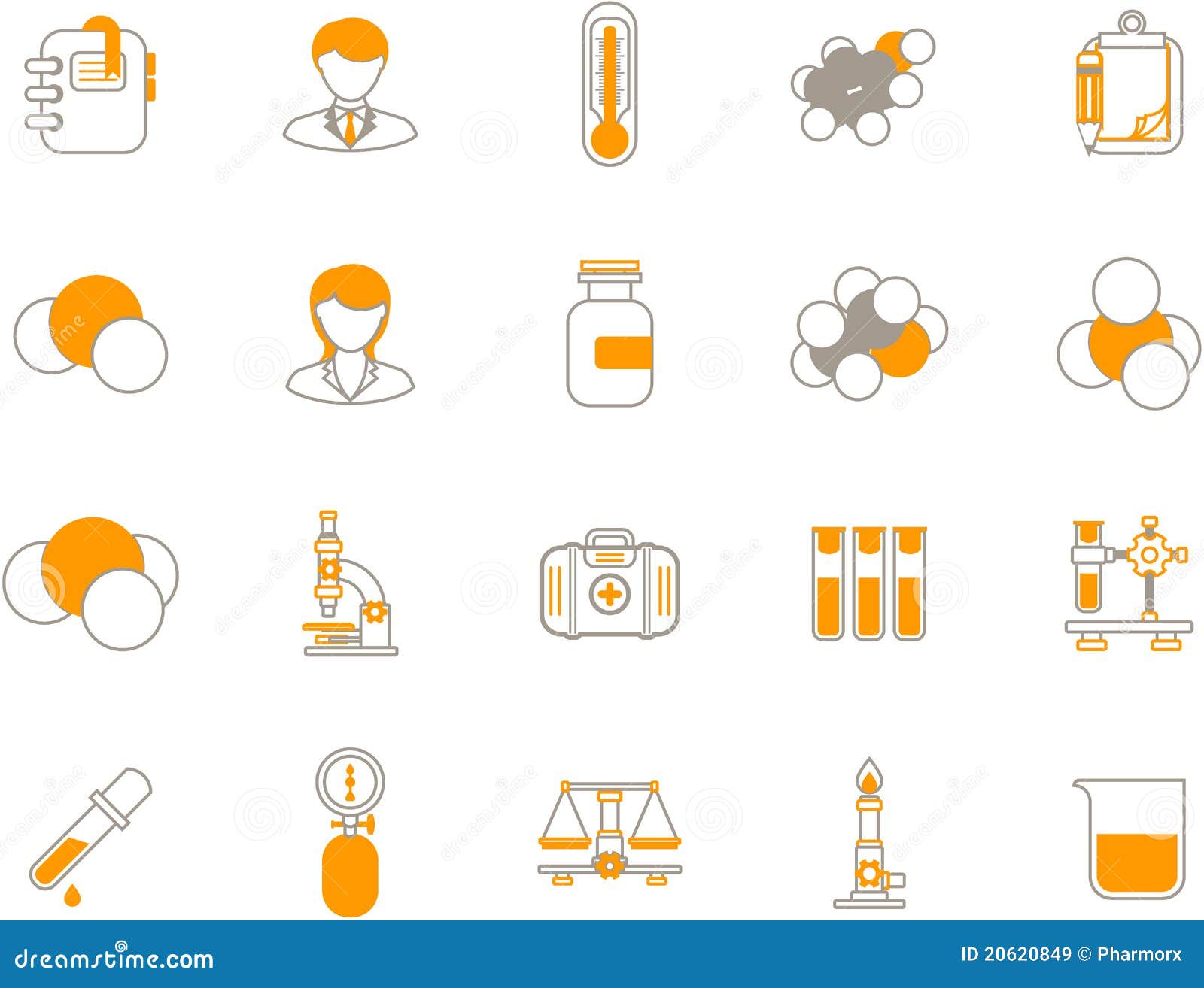 Chemical icons stock vector. Illustration of drop, holder - 20620849