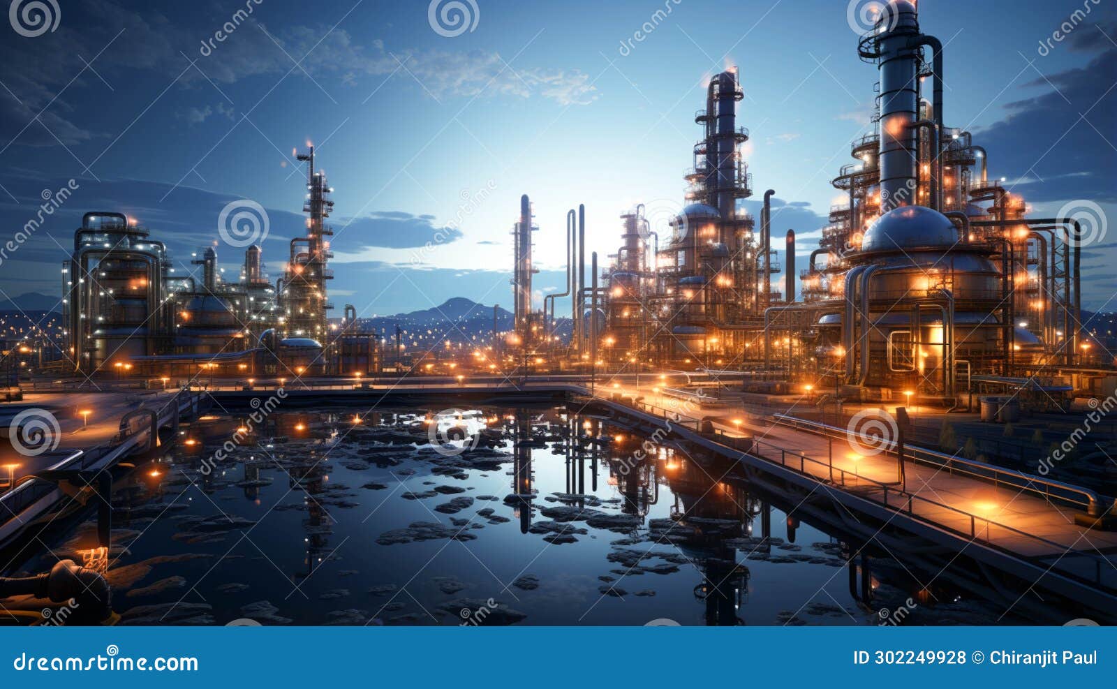 Chemical Industry Plant Top View Stock Photo - Image of plant, factory ...