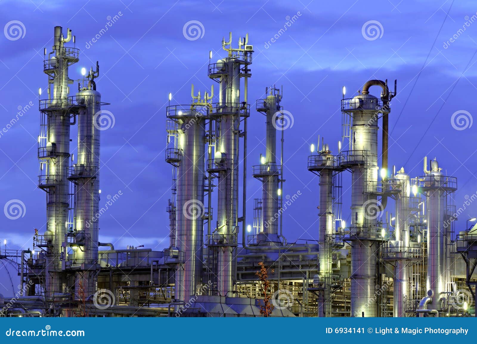 Chemical Installation stock image. Image of industry, poisonous - 6934141