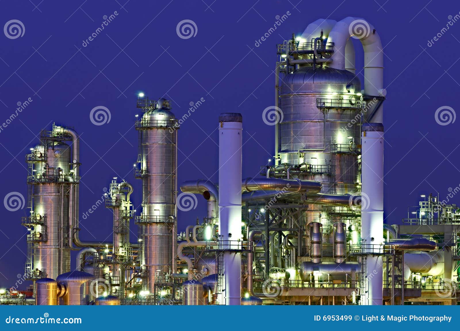 Chemical Installation stock image. Image of chemist, factory - 6953499
