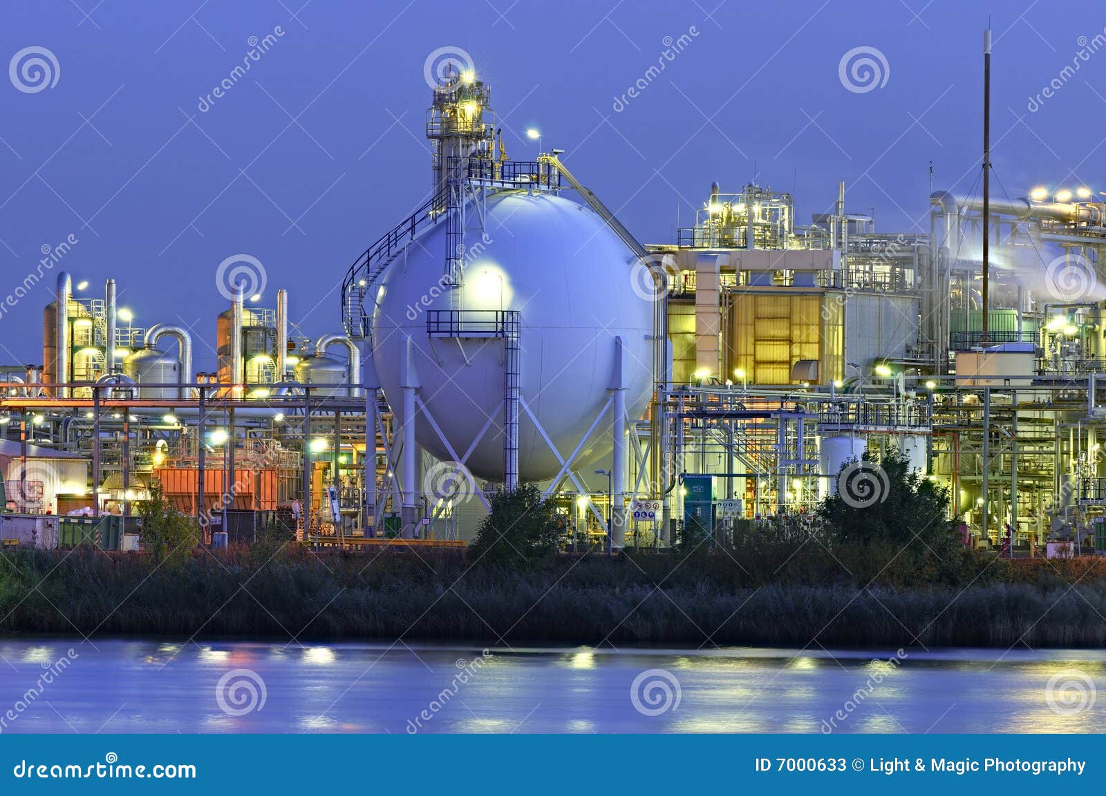 Chemical Installation stock image. Image of flowing, factory - 7000633