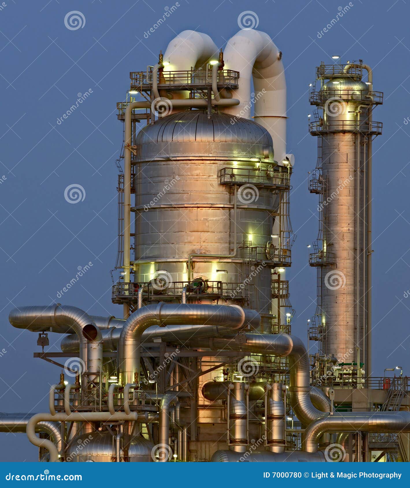 Chemical Installation stock photo. Image of analyse, dark - 7000780