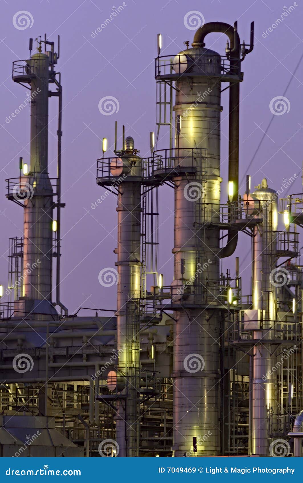 Chemical installation stock image. Image of equipment - 7049469